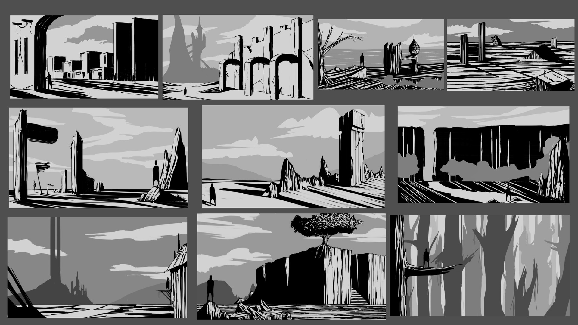 ArtStation - Thumbnail Sketches