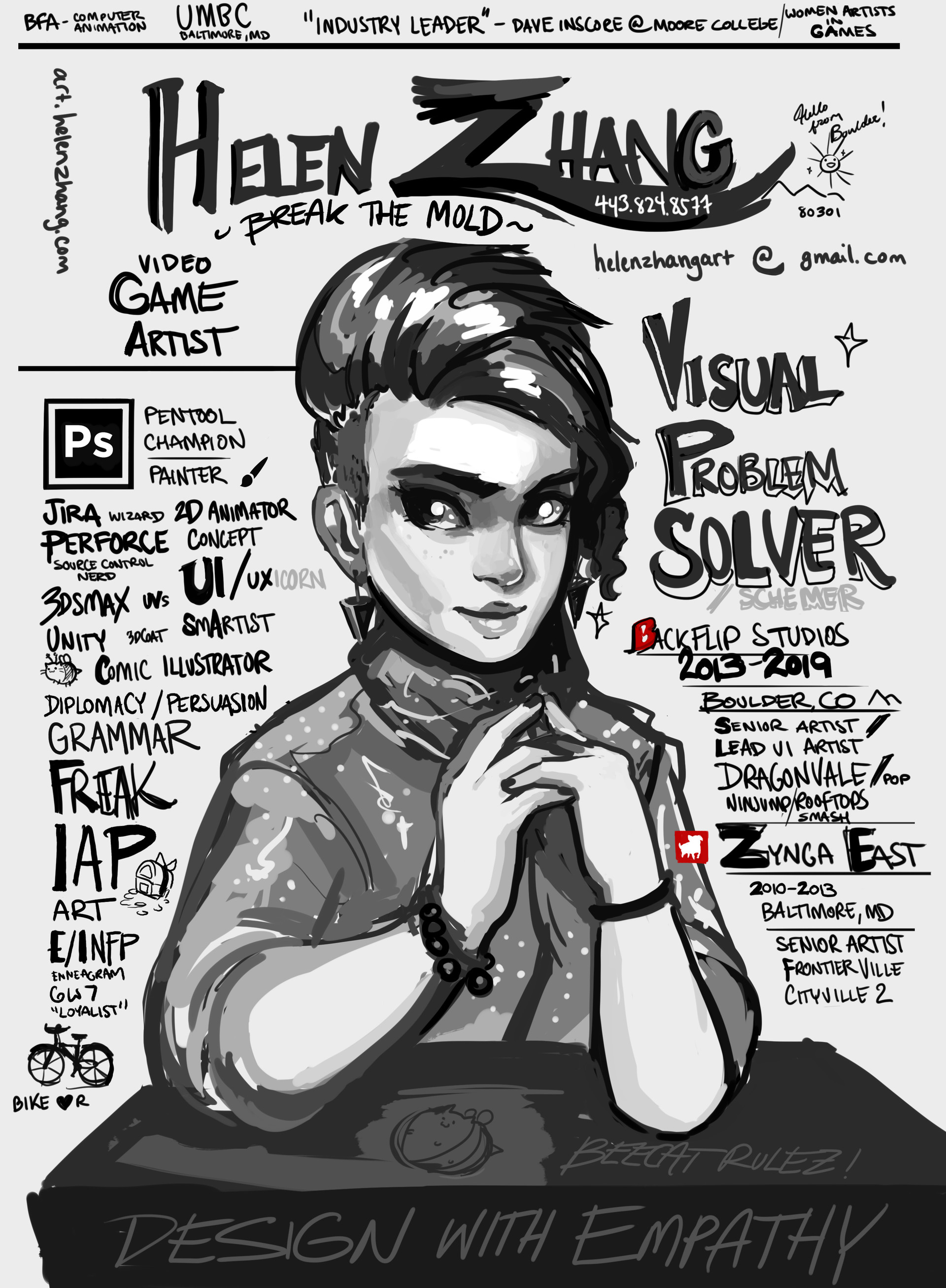 ArtStation - Helen Zhang's Resume