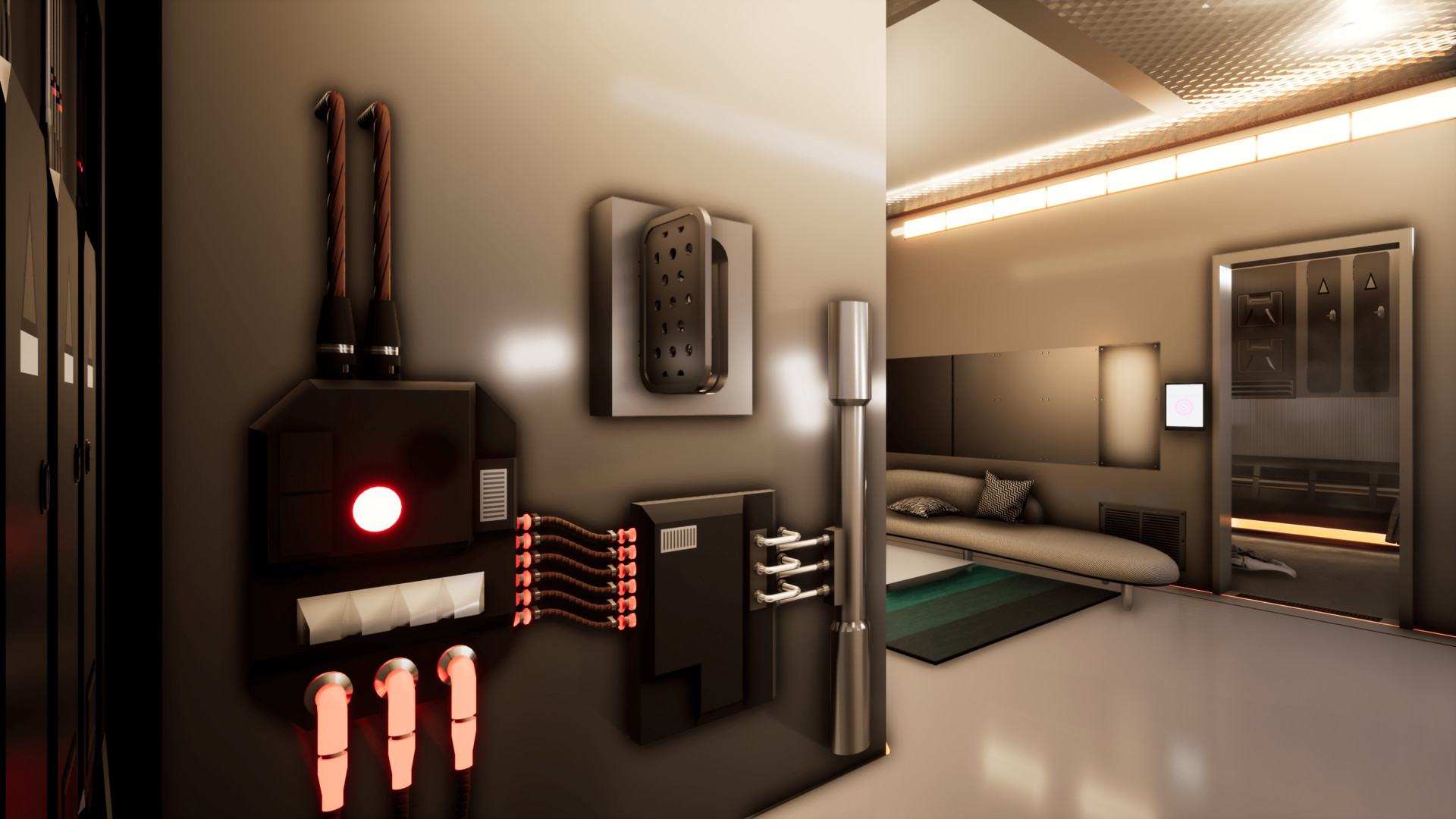ArtStation - SCI FI compact apartment