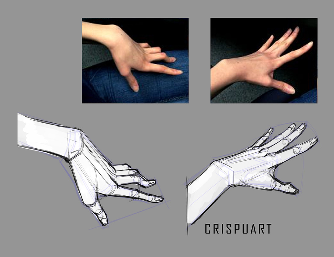ArtStation - Hand studies