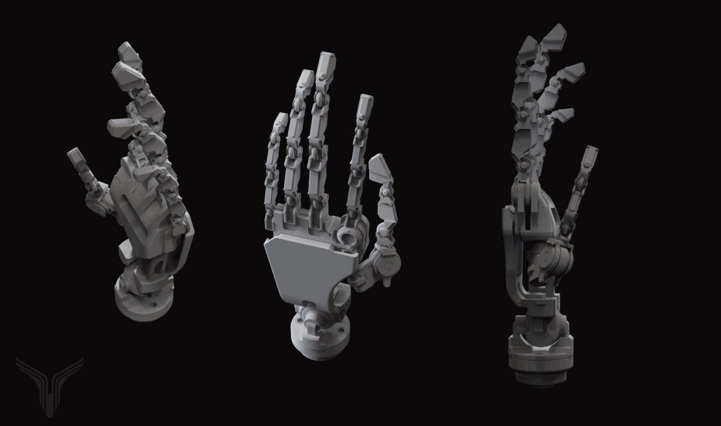 ArtStation - WIP Updated robot hand