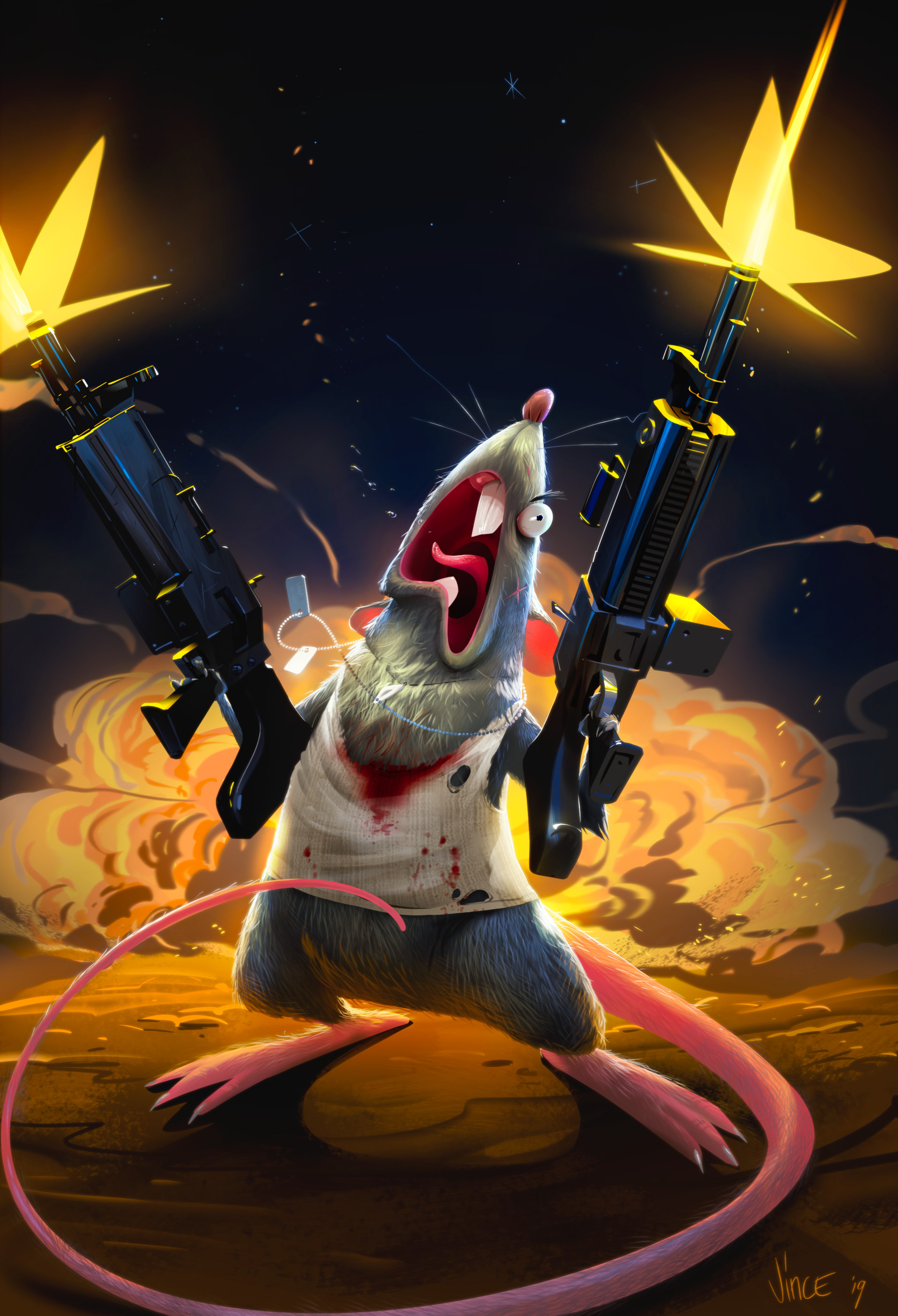 ArtStation - Warrior Mouse