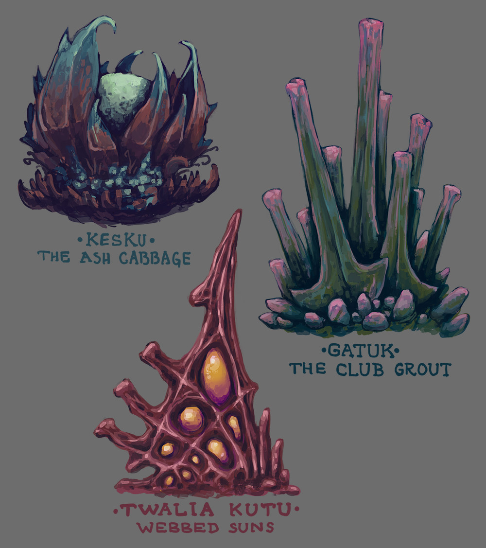 Art of Caustic - ATHEA - The Forlorn World - EARLY CONCEPTS