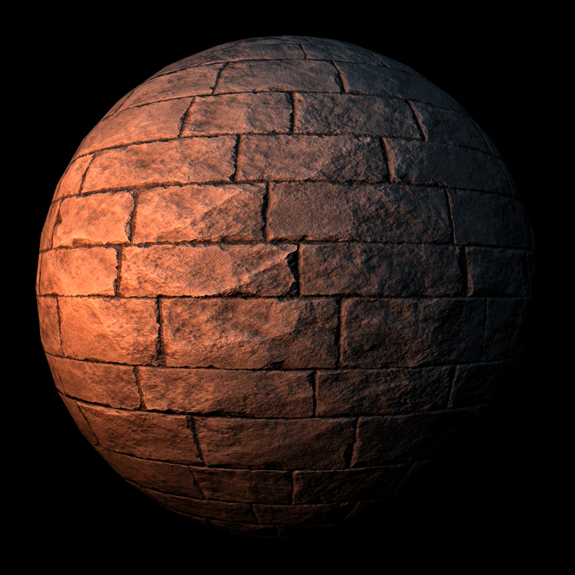 ArtStation - Stone Brick Wall Material (2018)
