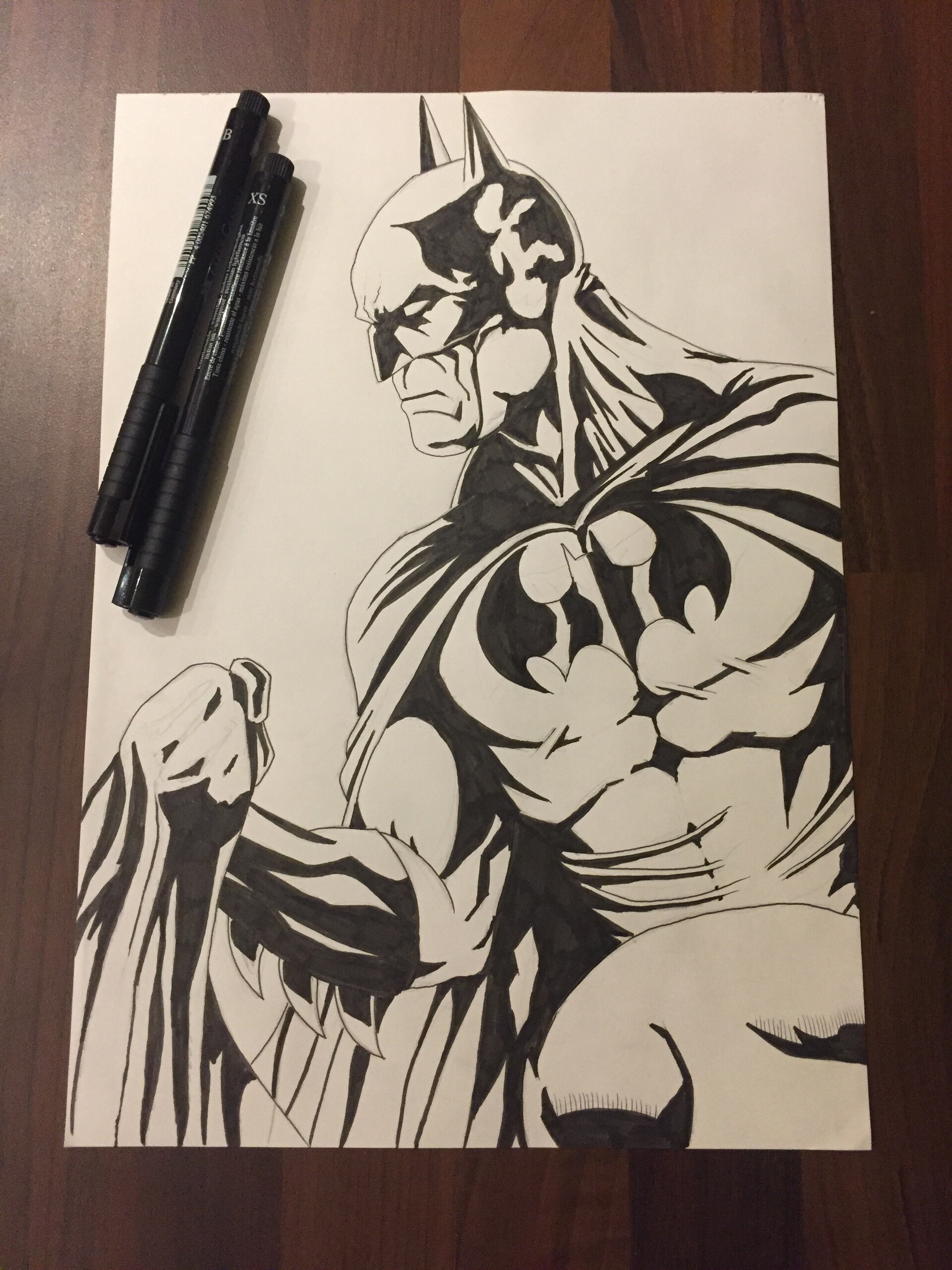 how to draw batman eric henson