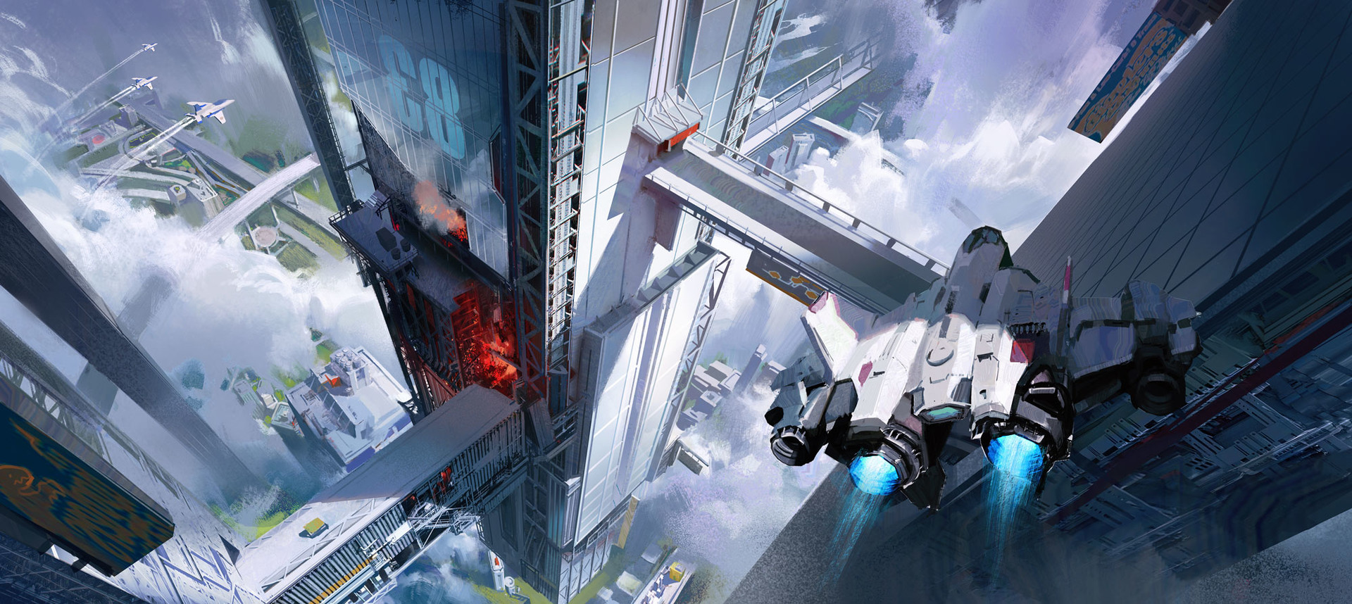 ArtStation - aerological station，高空站