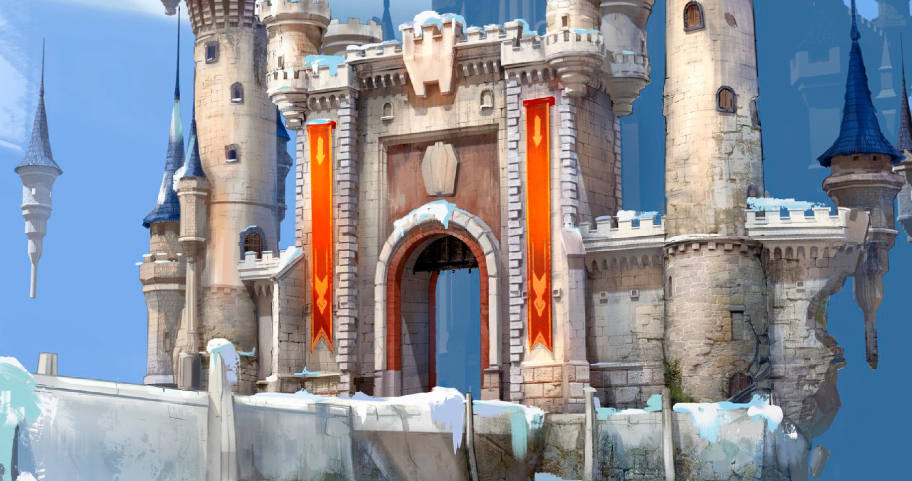 ArtStation - Castle Gates - Medieval Architecture