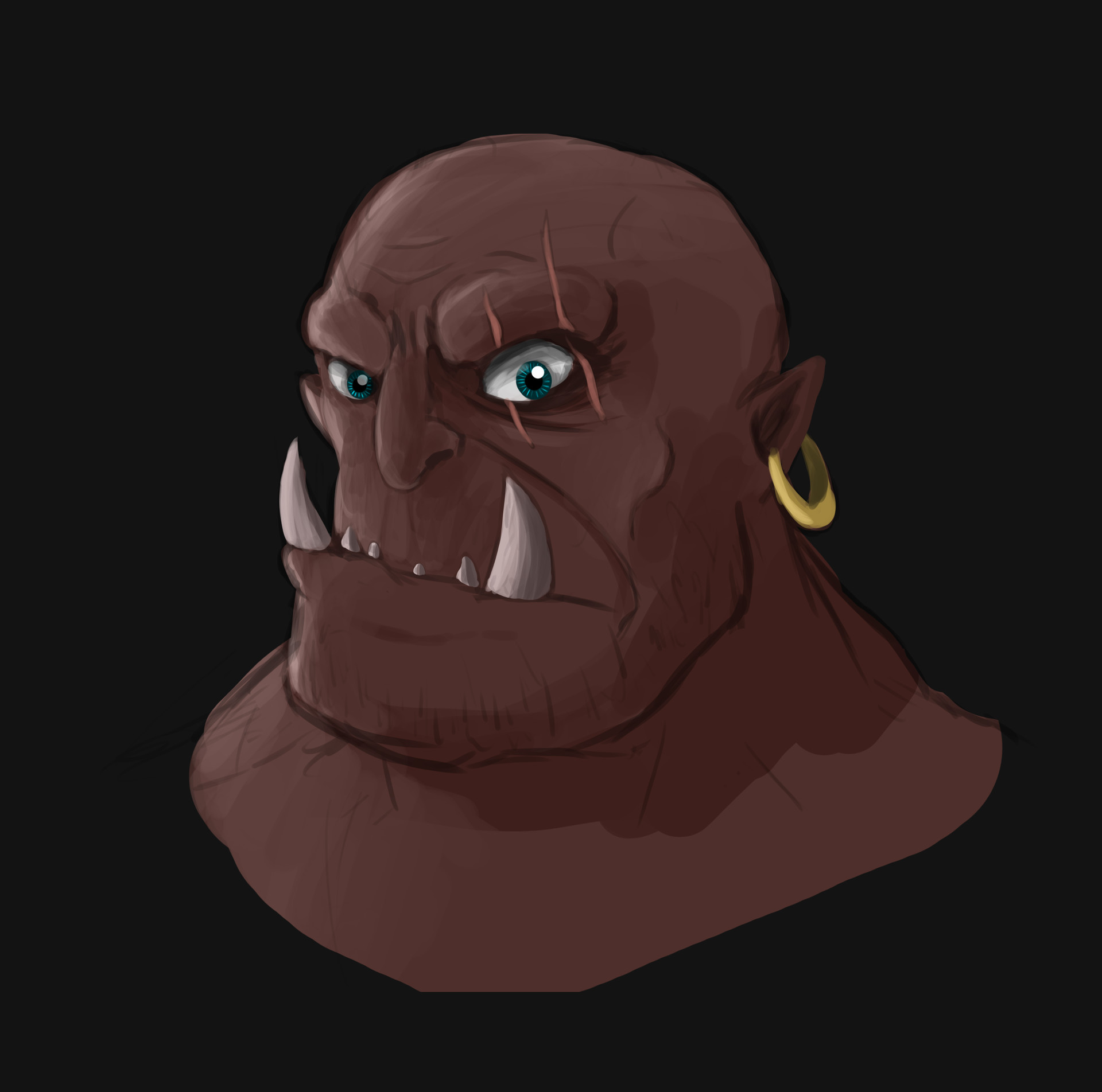 ArtStation - Orc head exercise