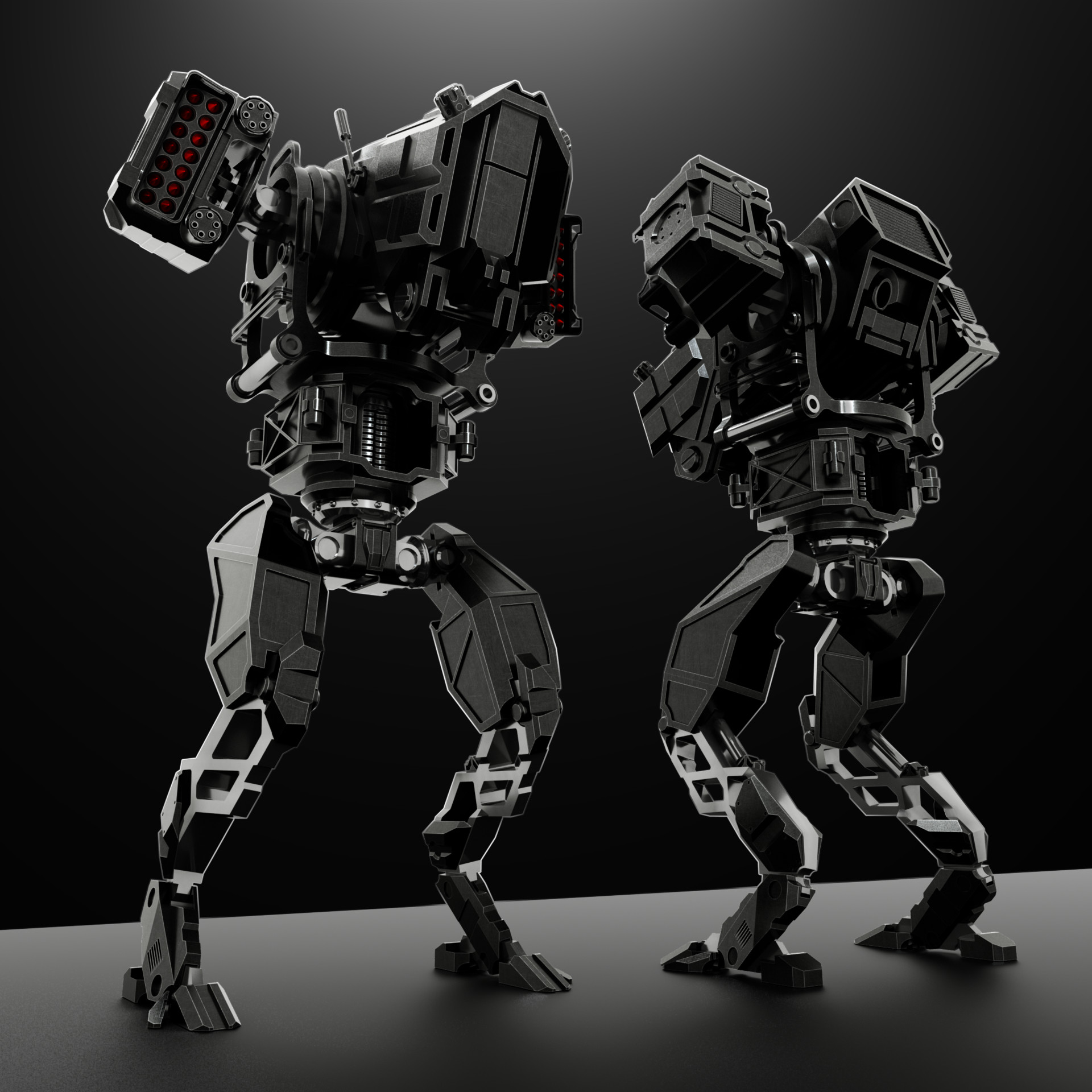 ArtStation - Mech Walker, Dan Matuda