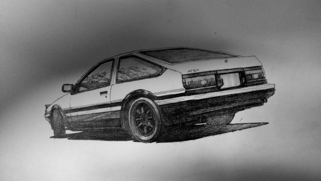 ArtStation - TOYOTA ae86