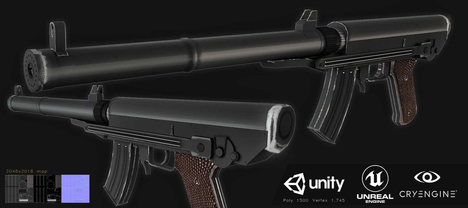 ArtStation - Type 64 SMG