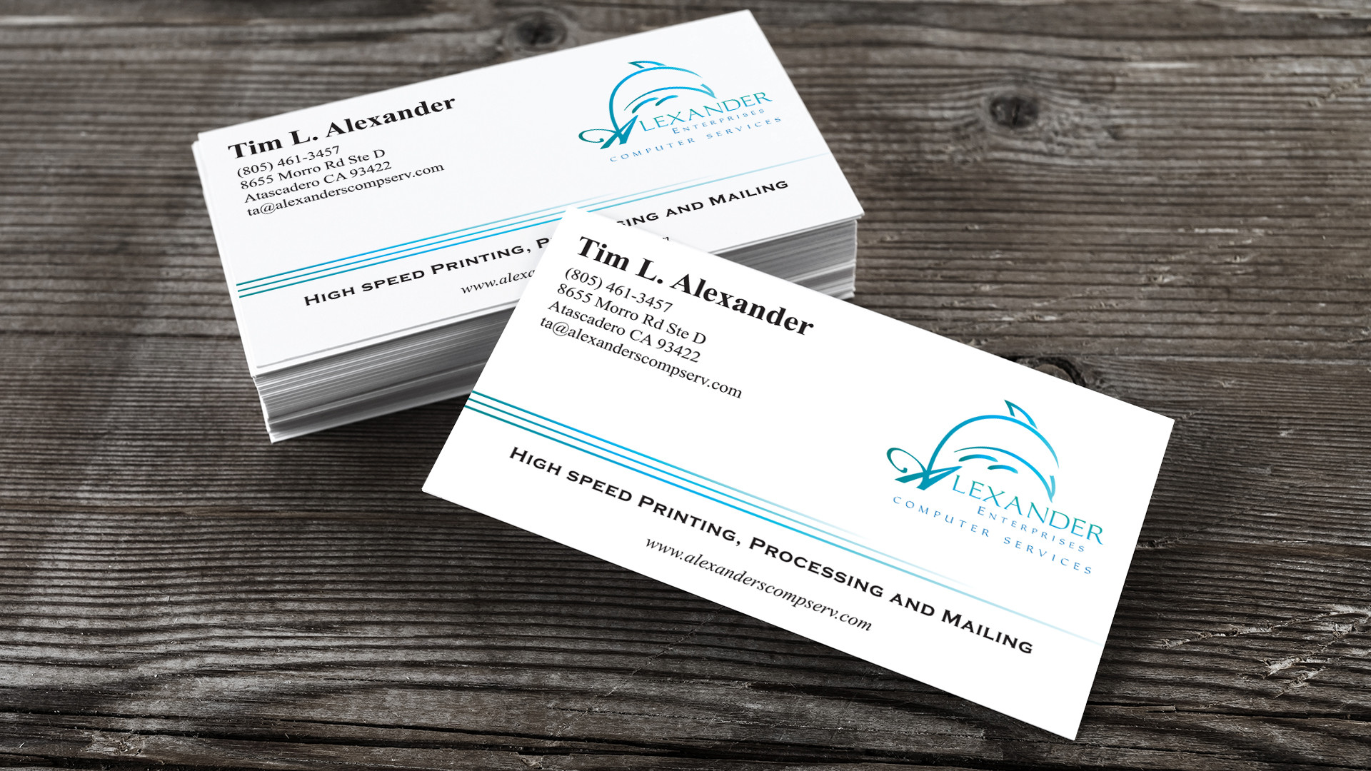 ArtStation - Alexander Enterprises business card