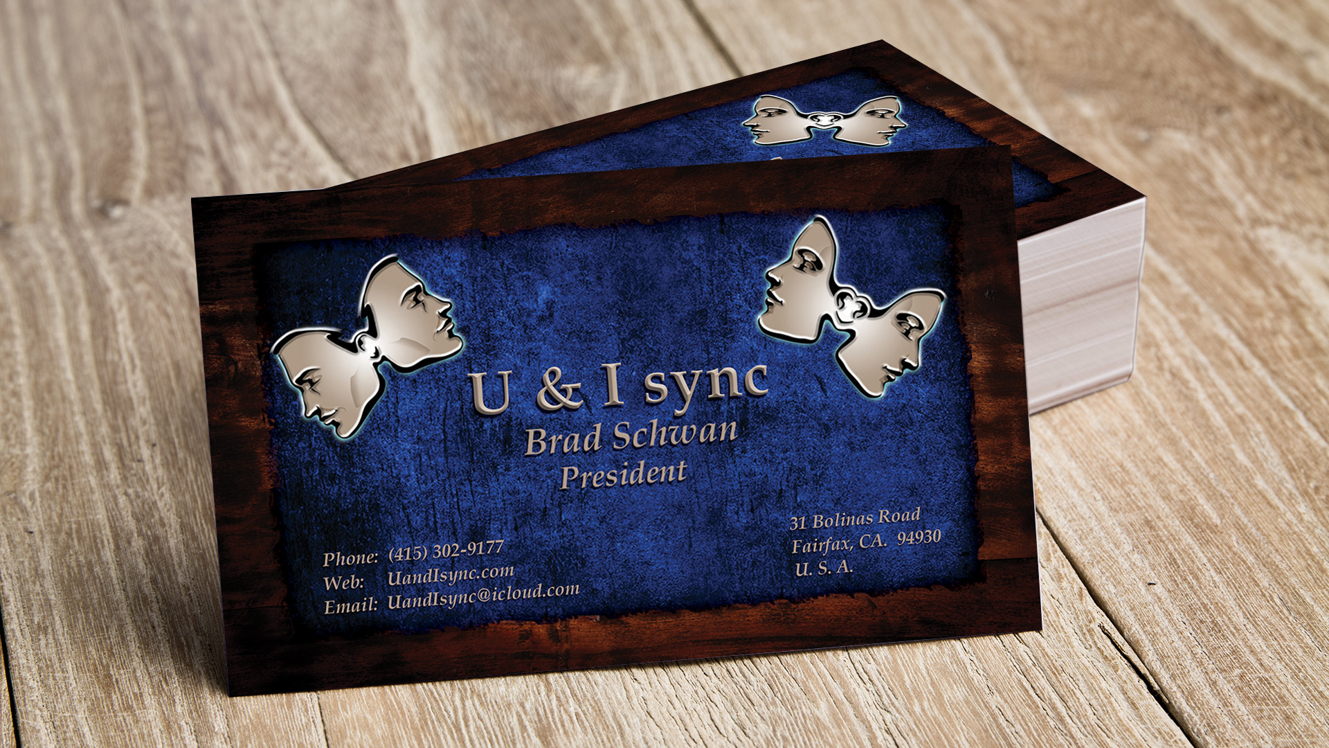 ArtStation - U & I Sync business card, Kim Moro