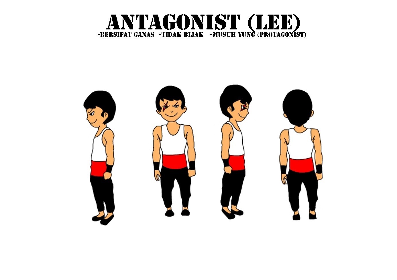 ArtStation - Character Design for Pop Up Book (Antagonist)