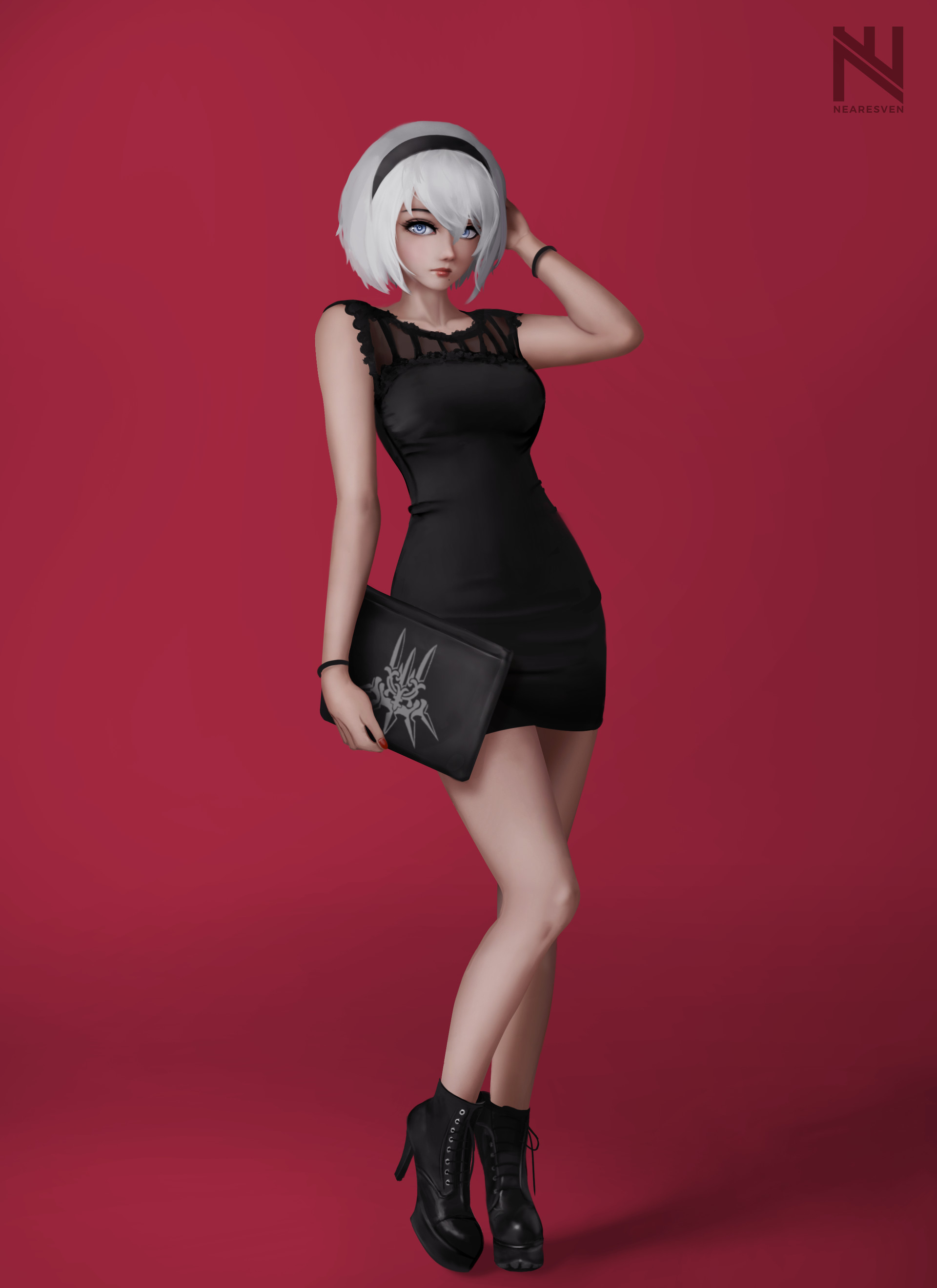 ArtStation - YoRHa 2B Dress