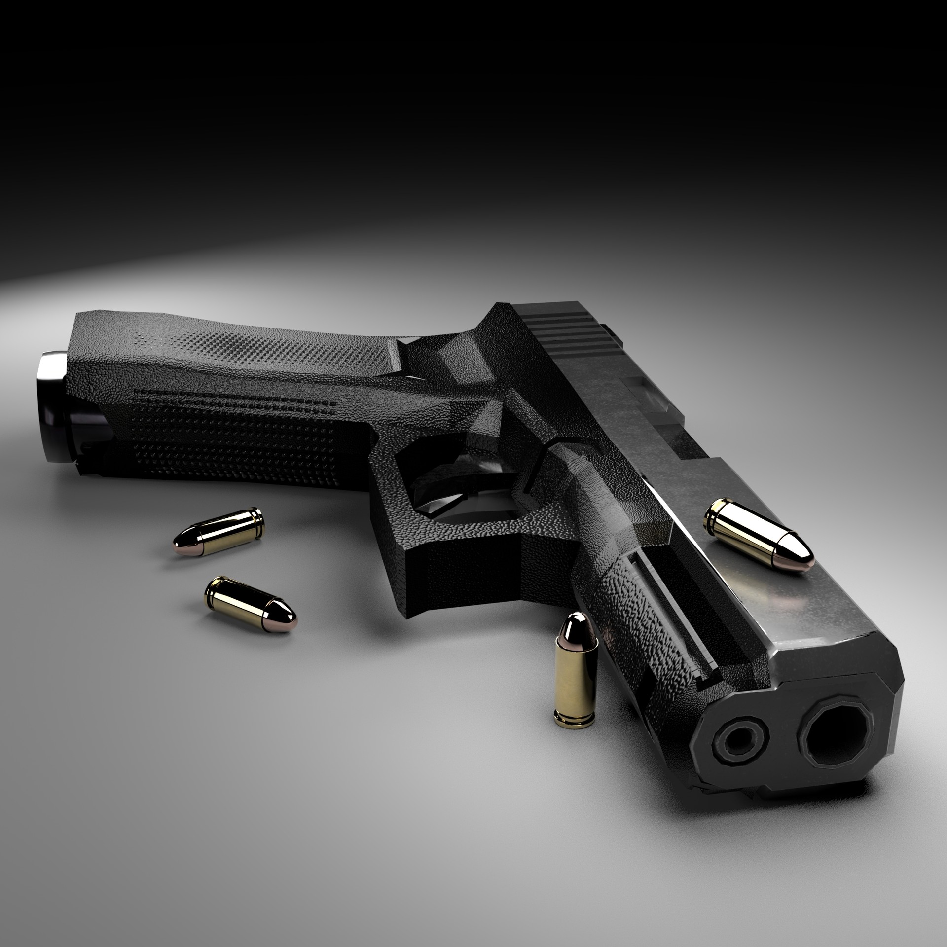 ArtStation - Glock low poly