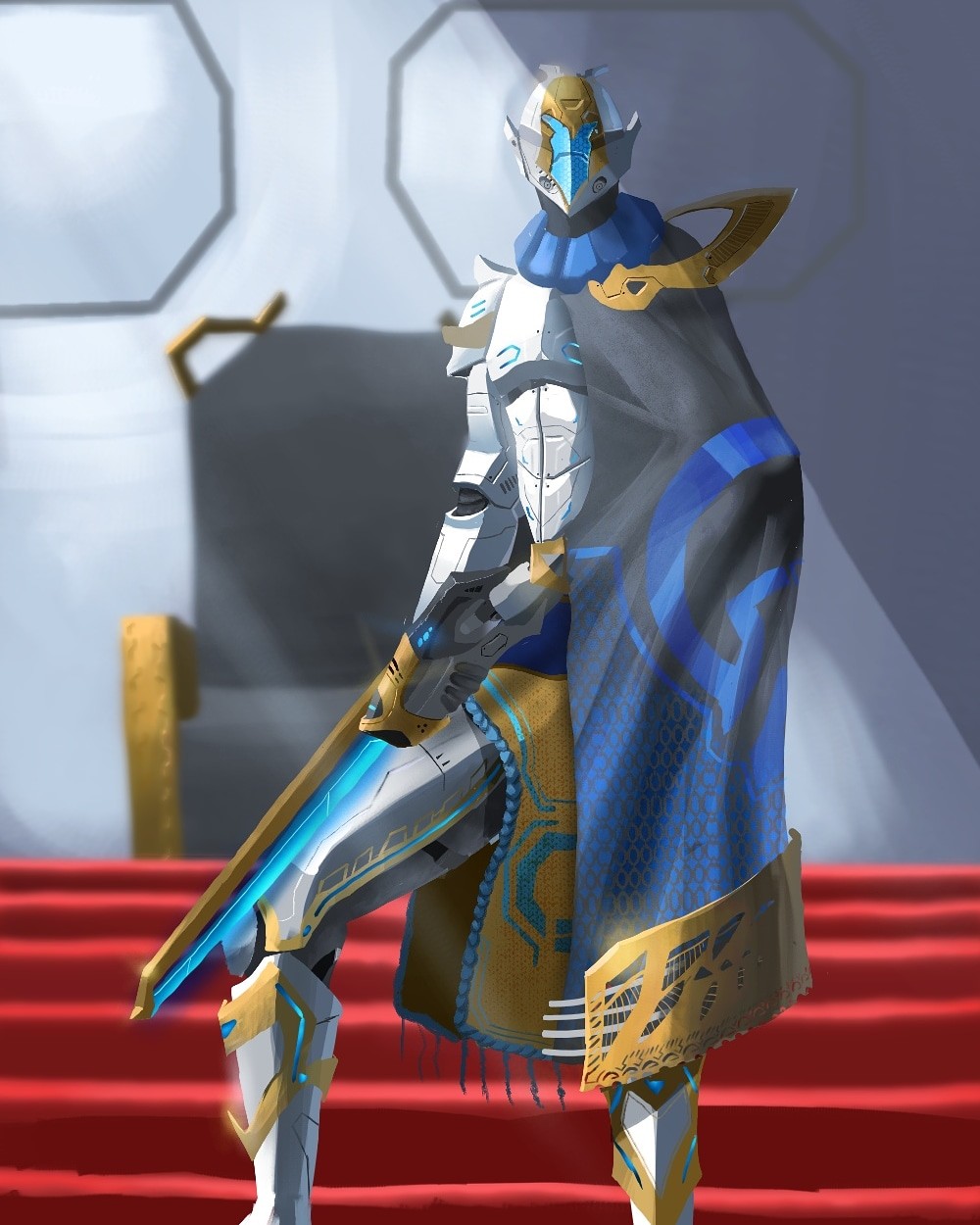 ArtStation - Futuristic Royal guard