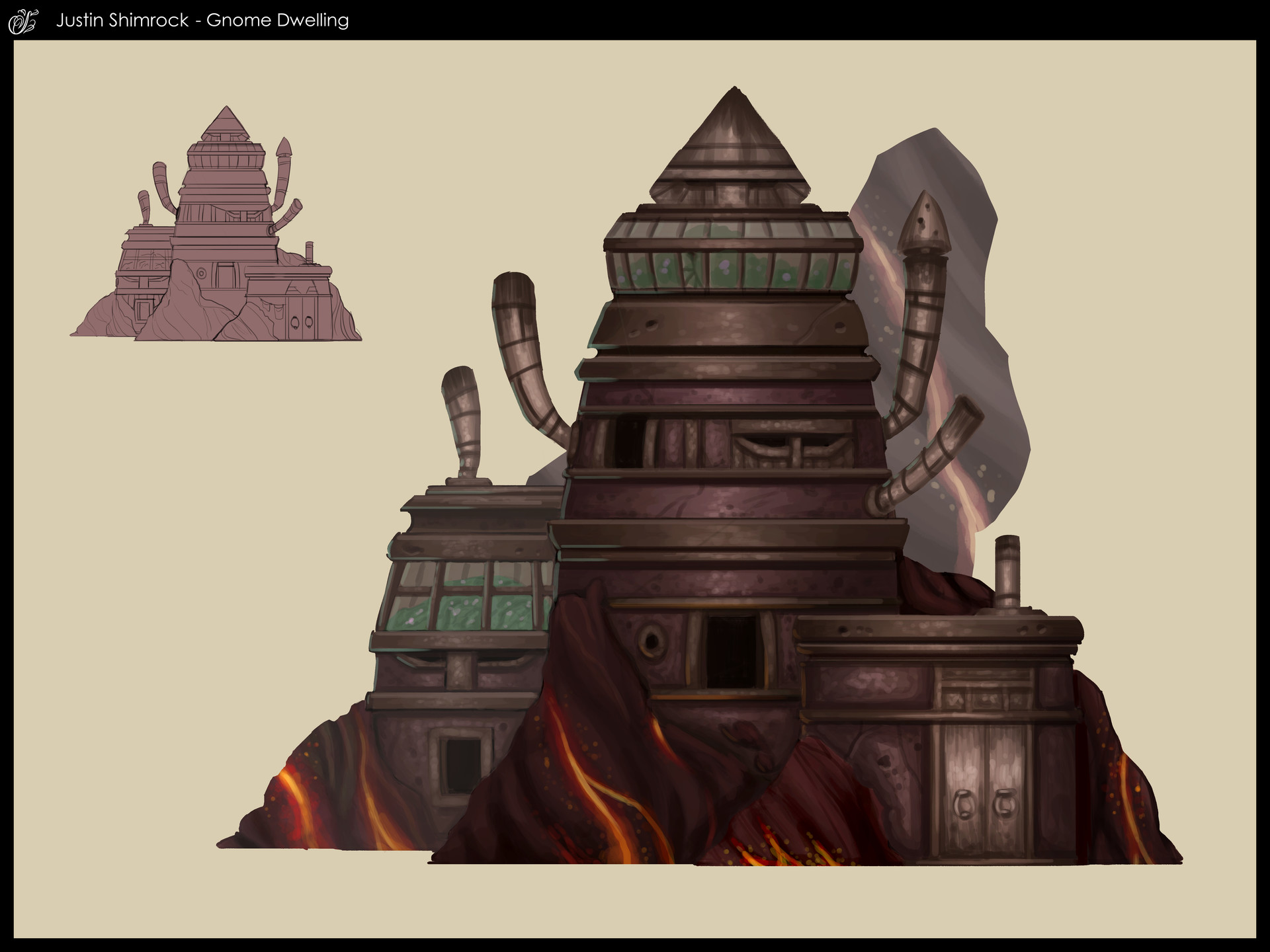 ArtStation - Gnome Village Concepts