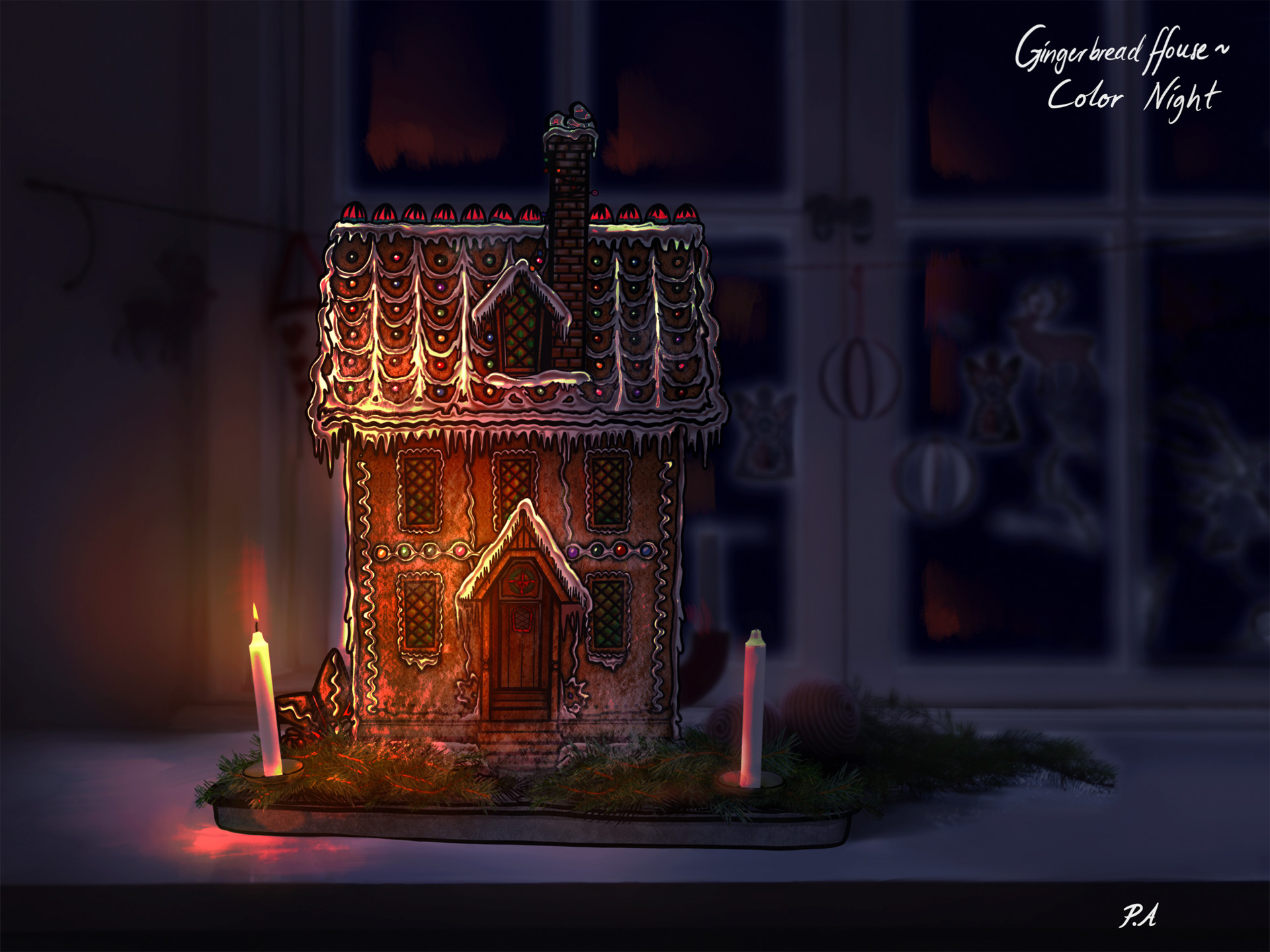 Gingerbread House Texture