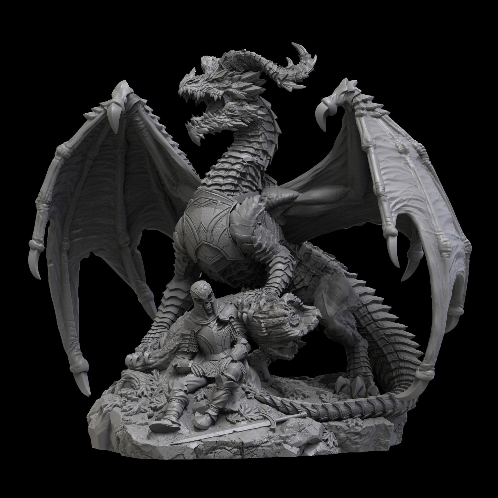 ArtStation - Dragon Miniature