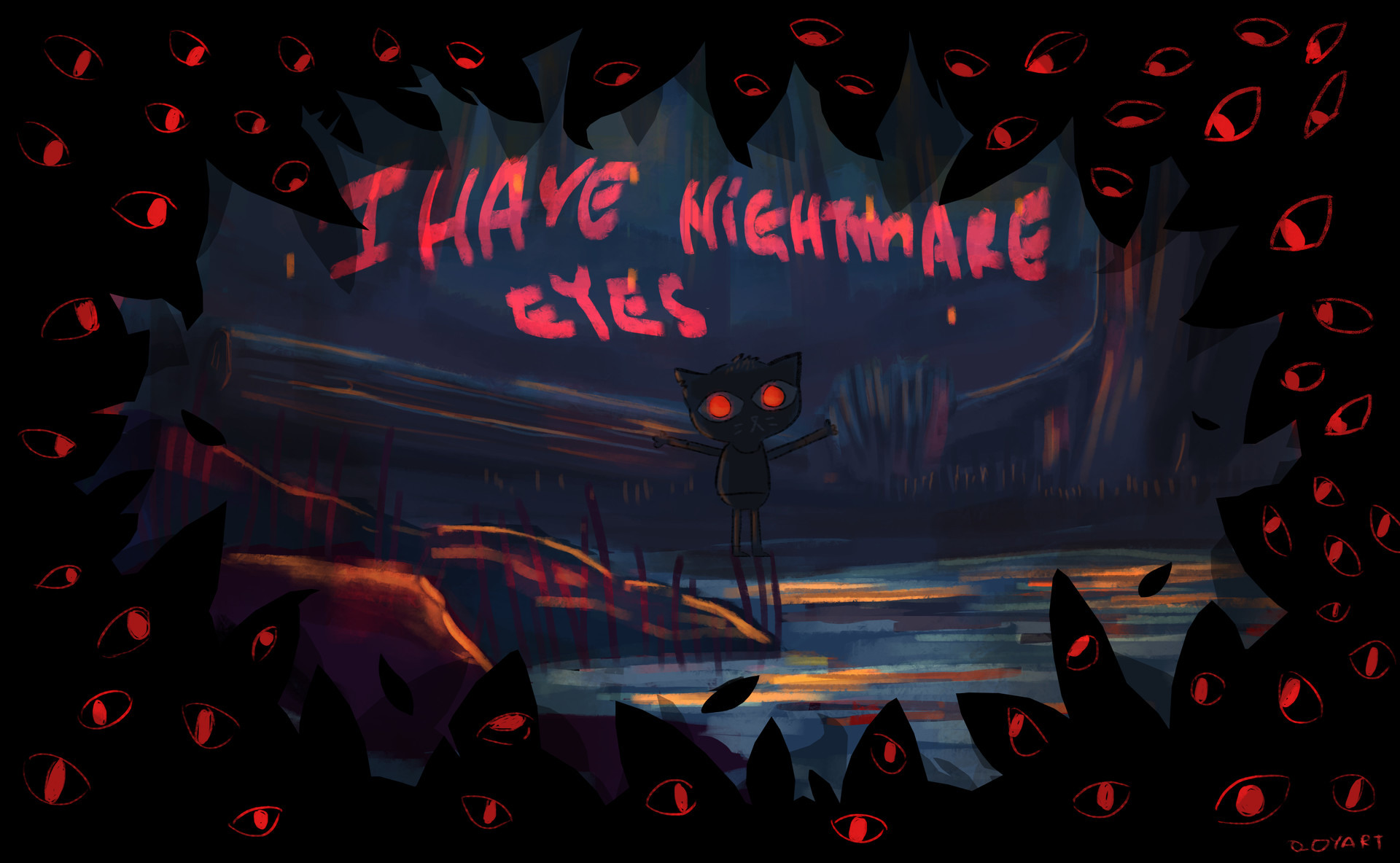 ArtStation - I have nightmare eyes