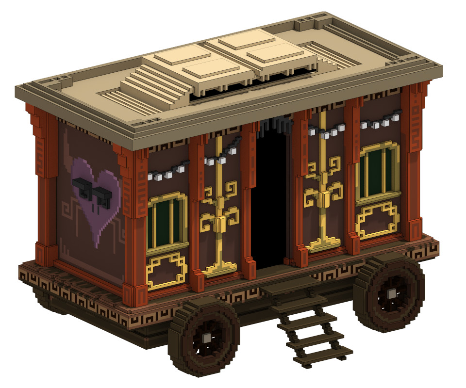 Mathis Lesieur - Circus voxel props