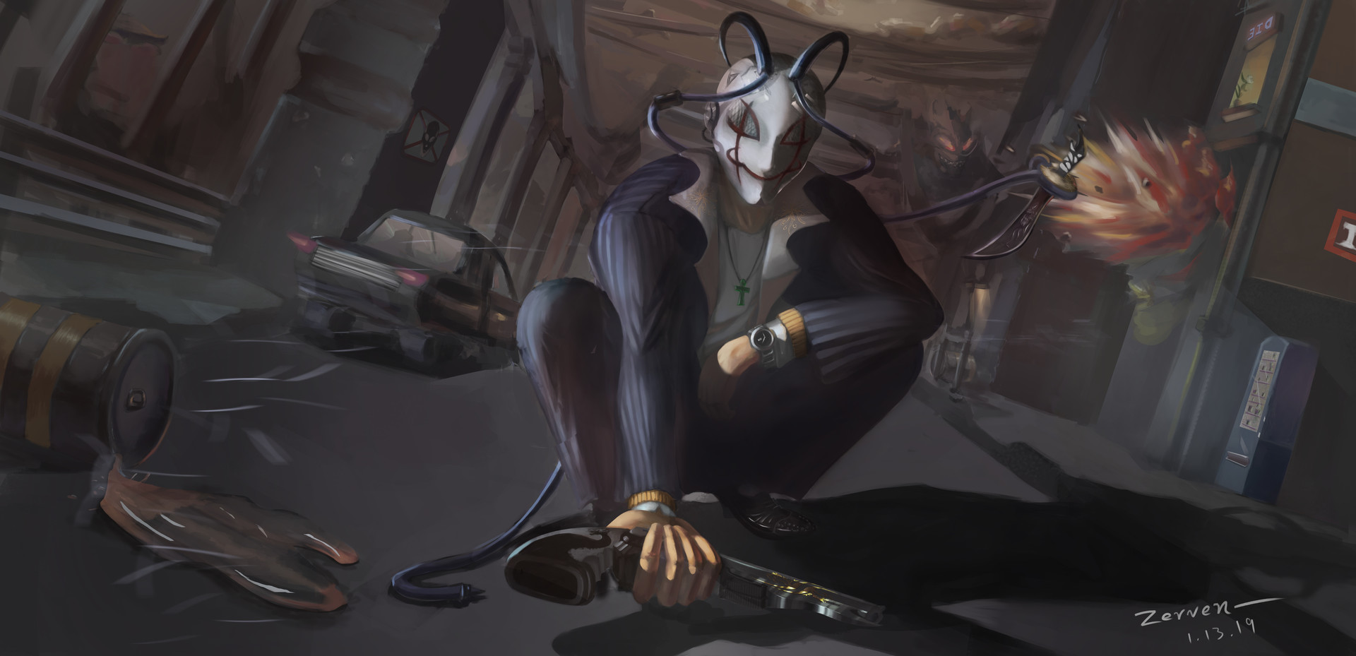 ArtStation - devil wears a suit