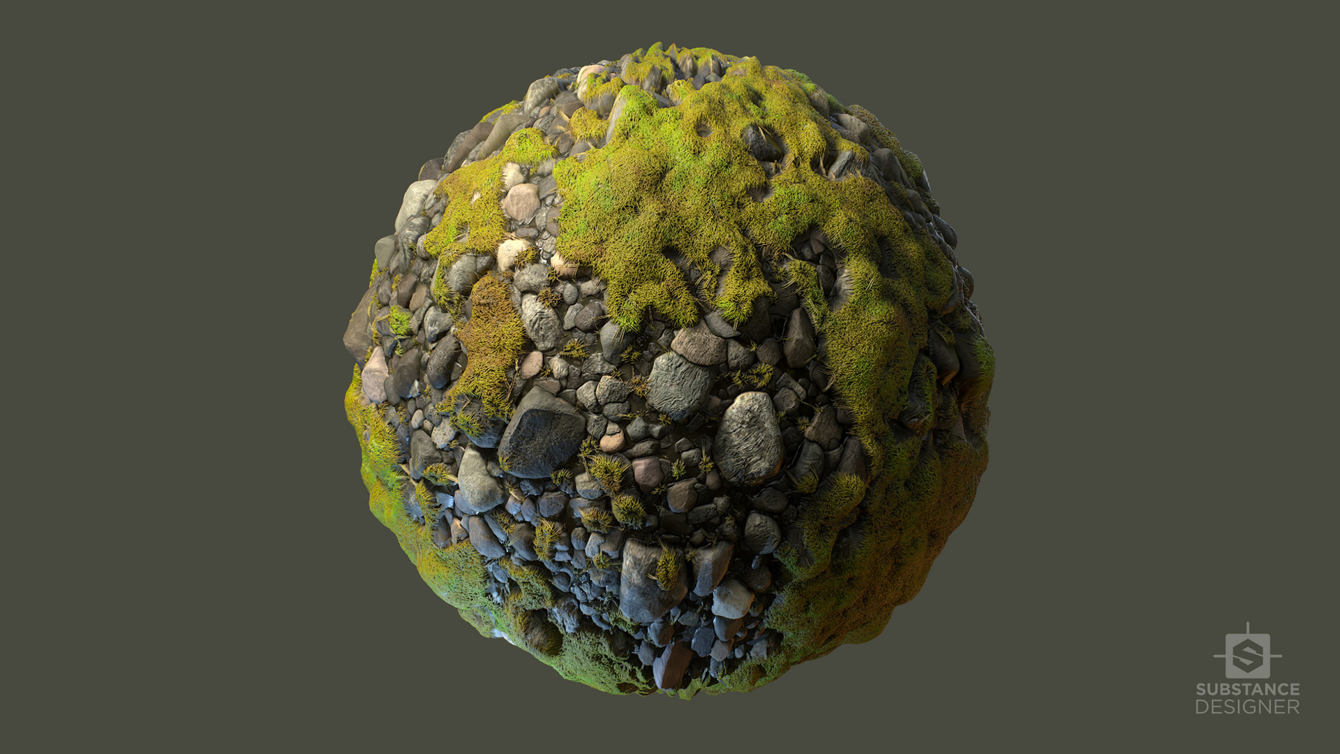 Bohdan Bilous - Mossy pebbles