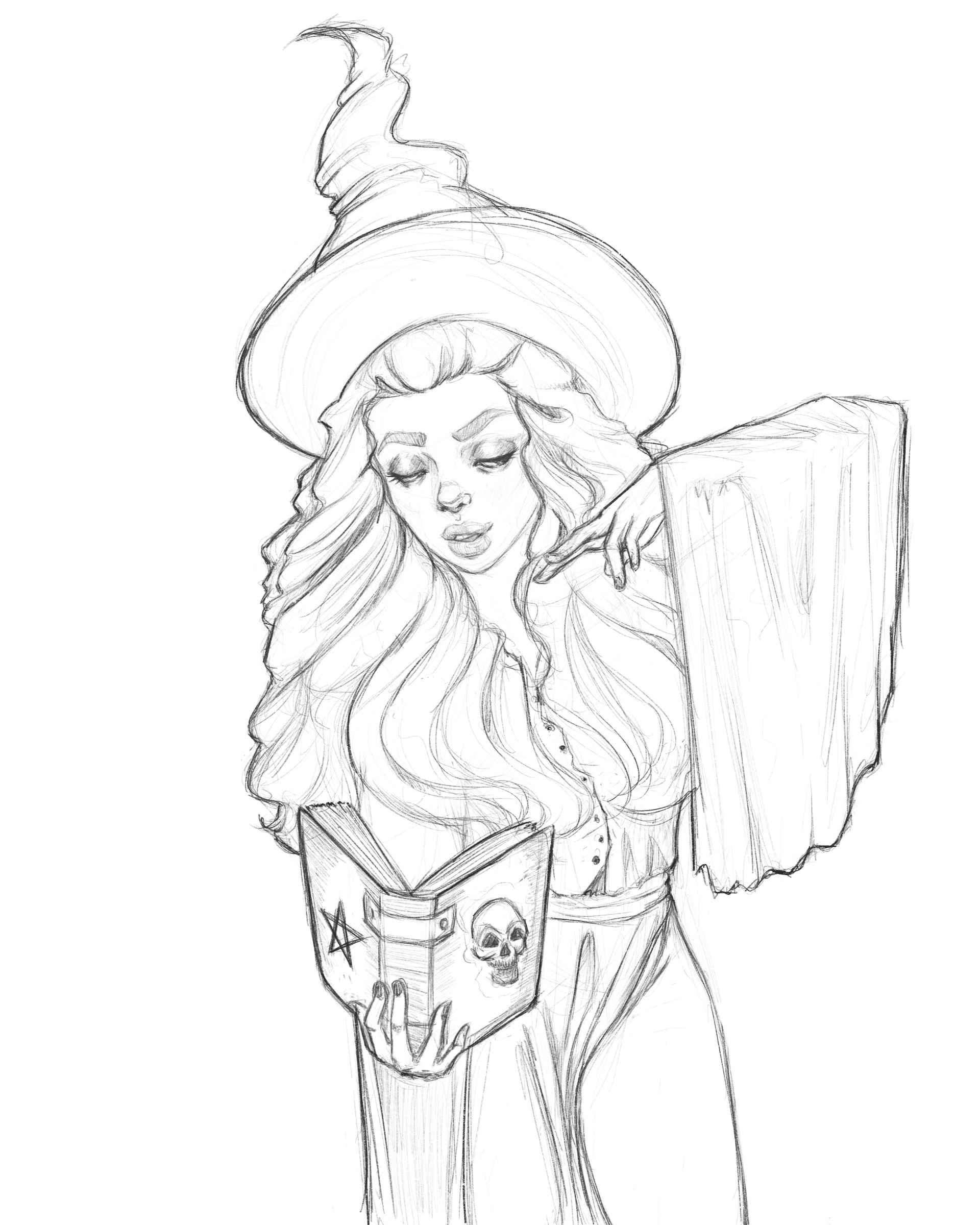 ArtStation - Witch Sketch