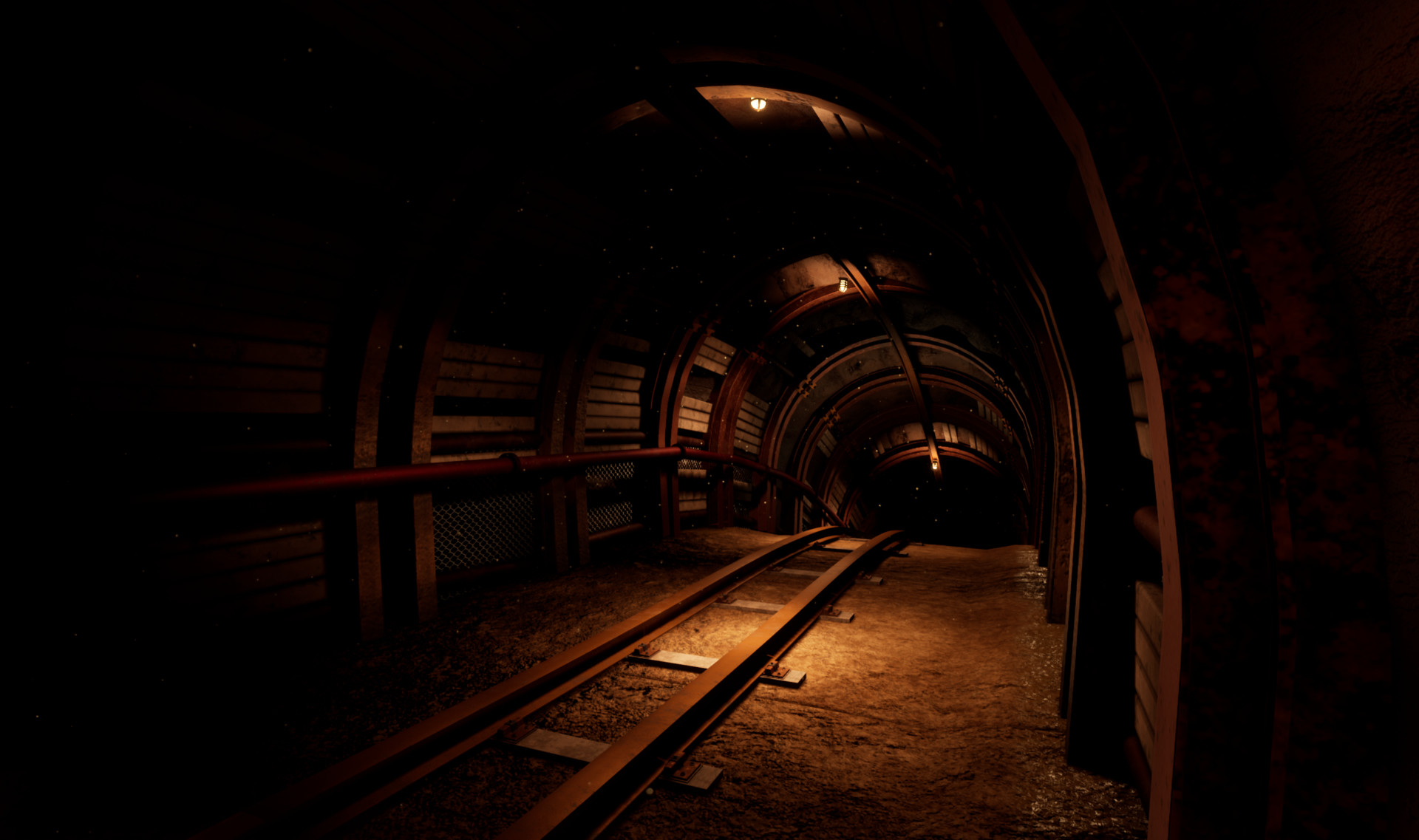 ArtStation - Underground Mining Tunnel