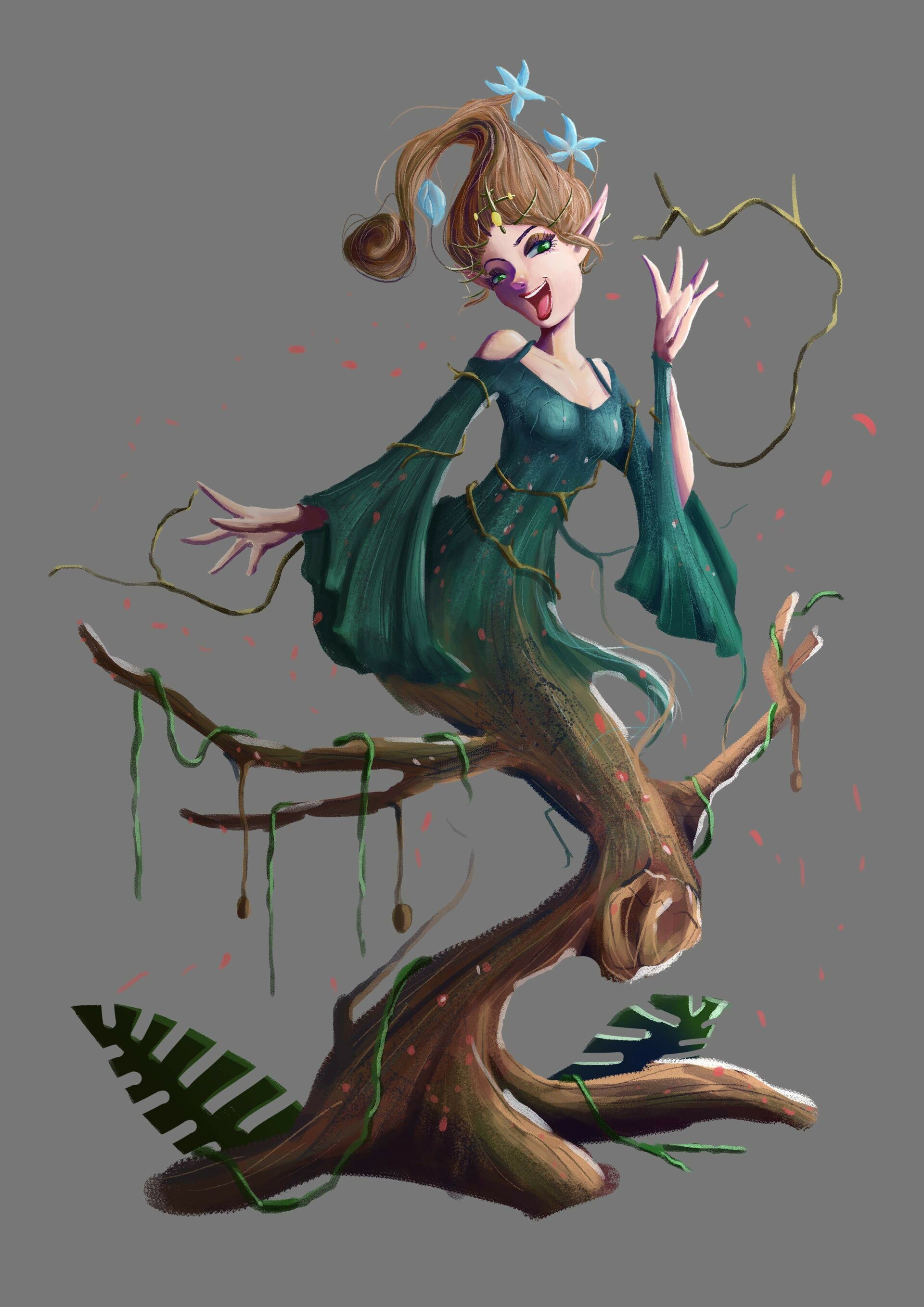 ArtStation - Character design-Forest's guardian