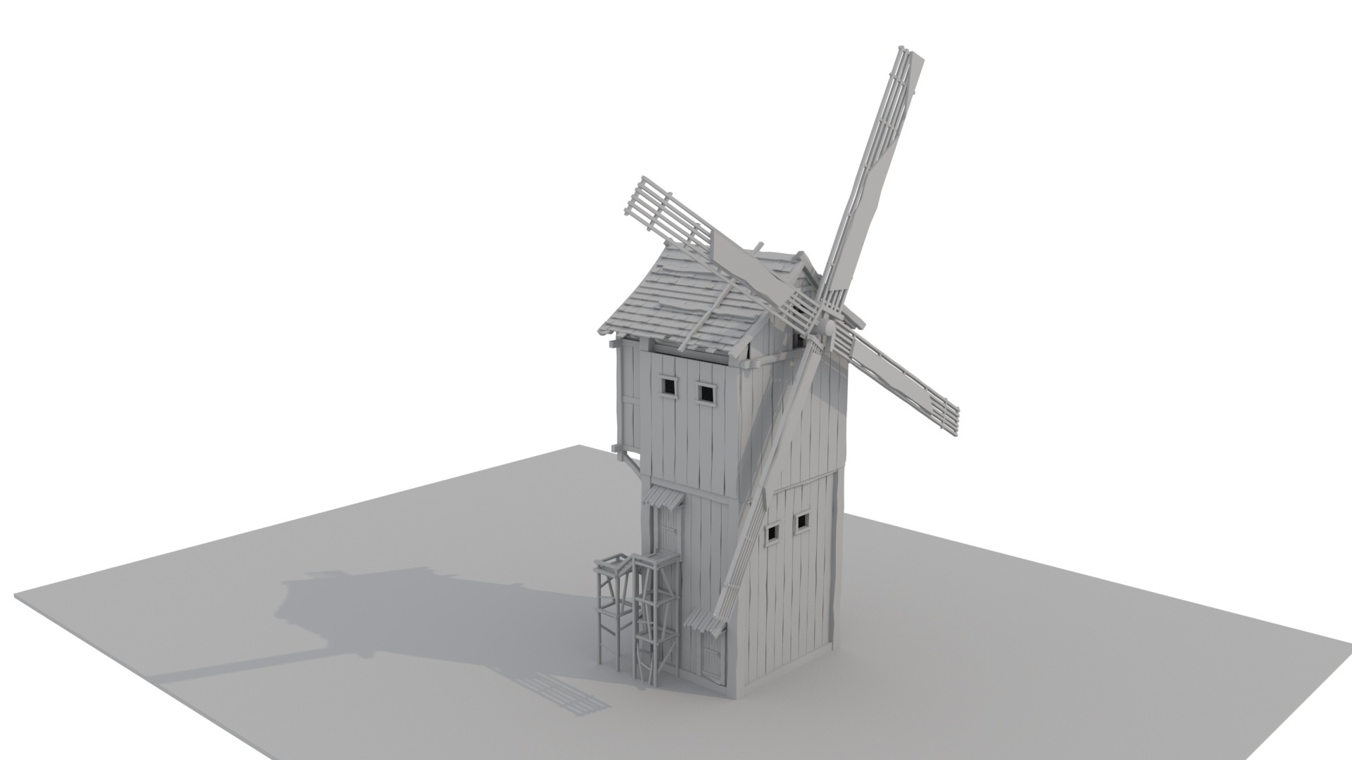 ArtStation - Medieval Windmill
