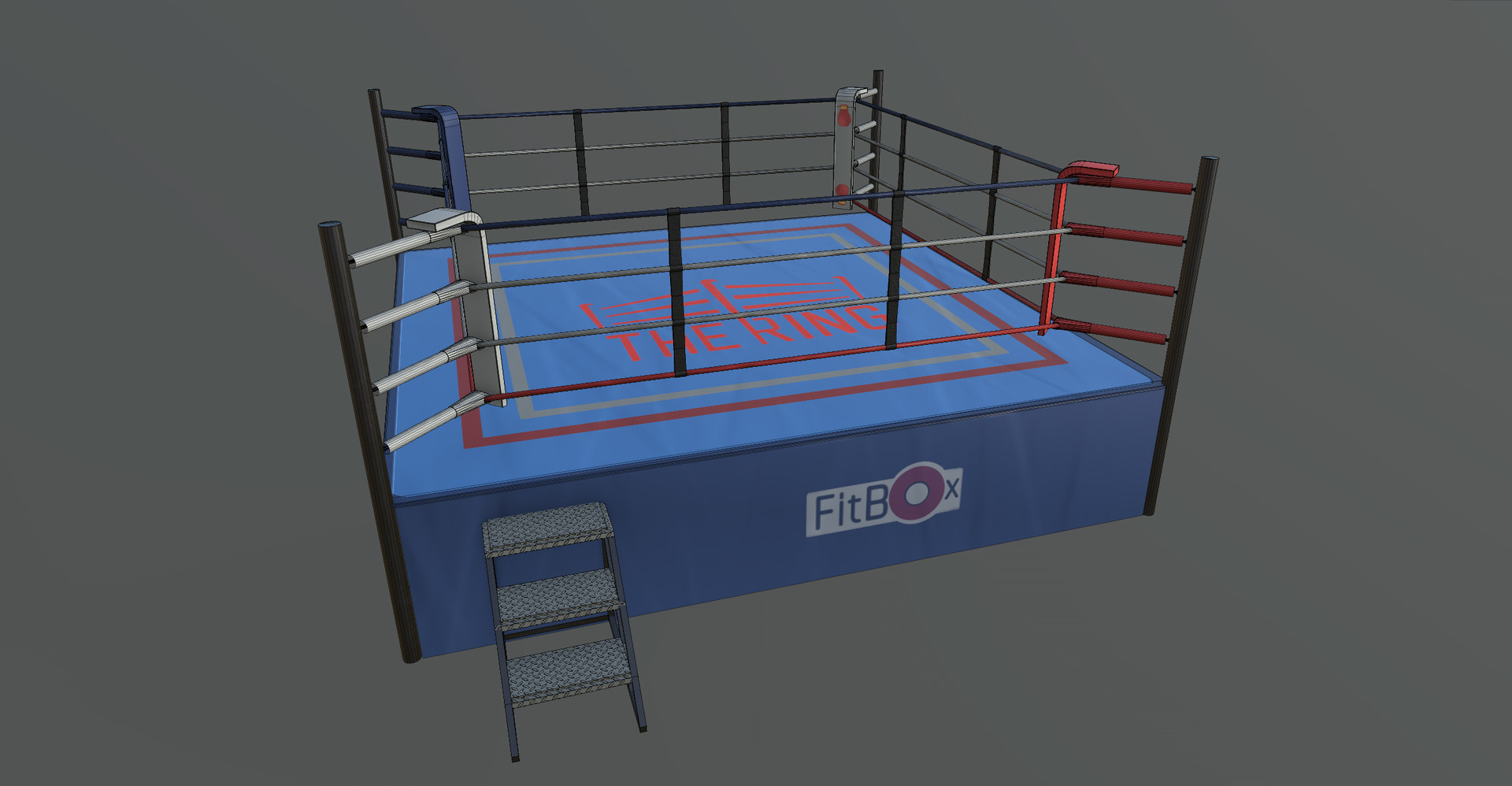 ArtStation - Boxing_Ring (Fit Box)