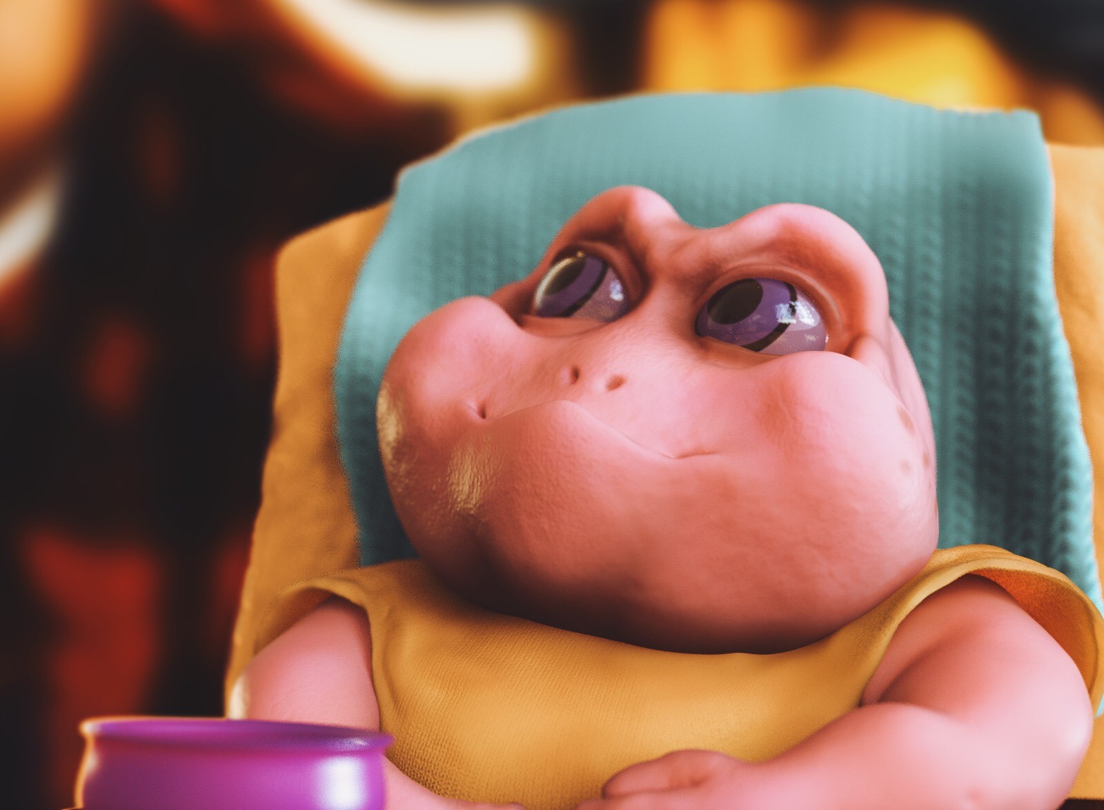 ArtStation - Baby Dinosaur