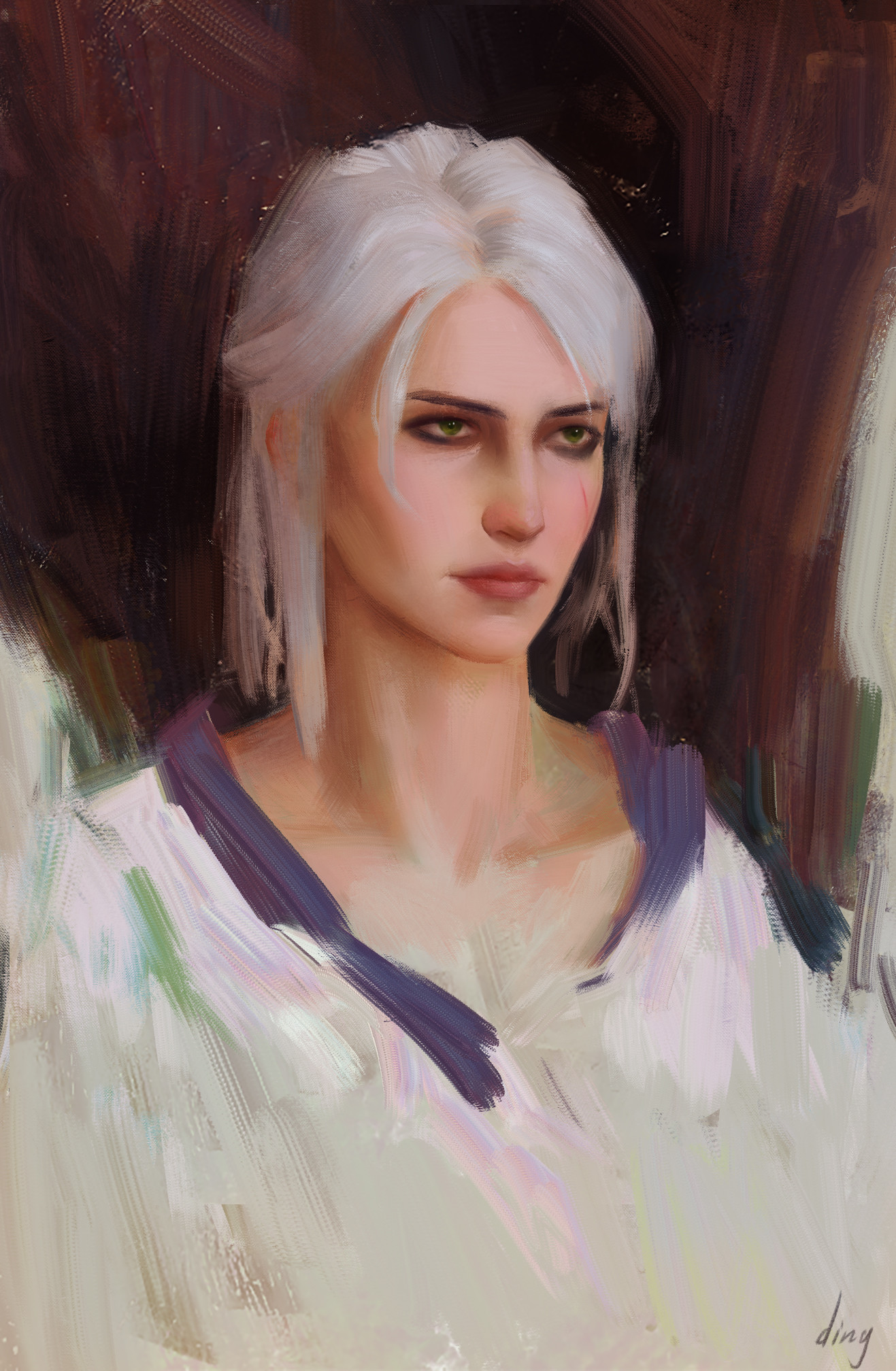 Ciri by Yuhong Ding : r/ImaginaryWitcher