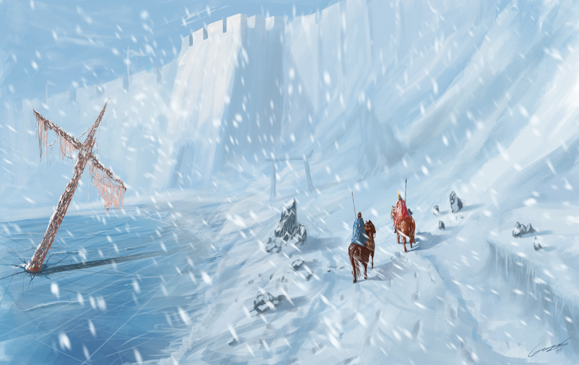 ArtStation - WINTER VISITORS