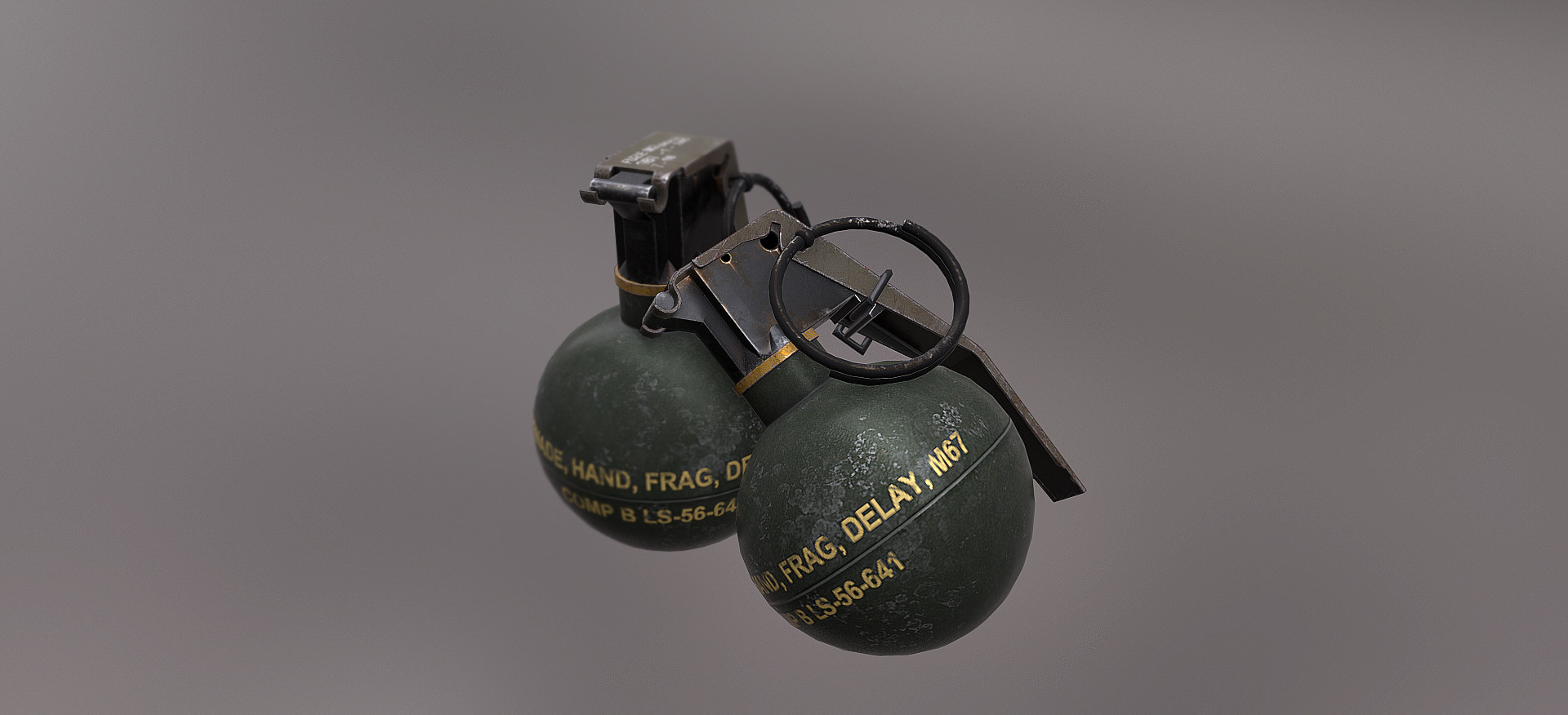 ArtStation - M67 Grenade / 2017