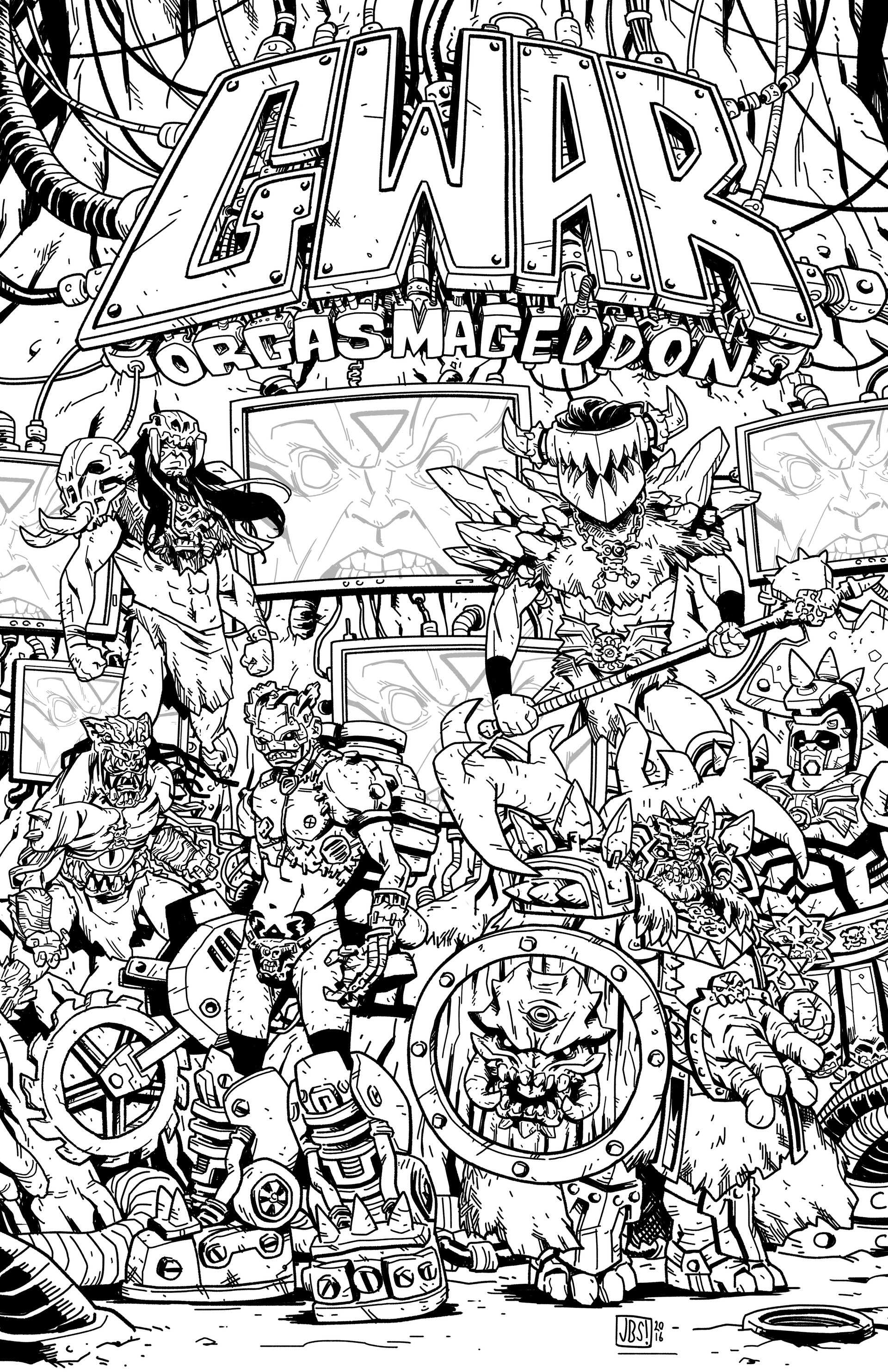 Jonathan Brandon Sawyer - GWAR: Orgasmageddon Issue 1