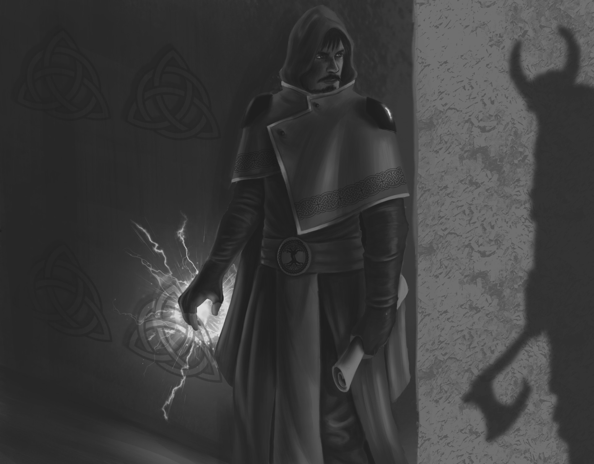 ArtStation - Finrod , the runic wizard