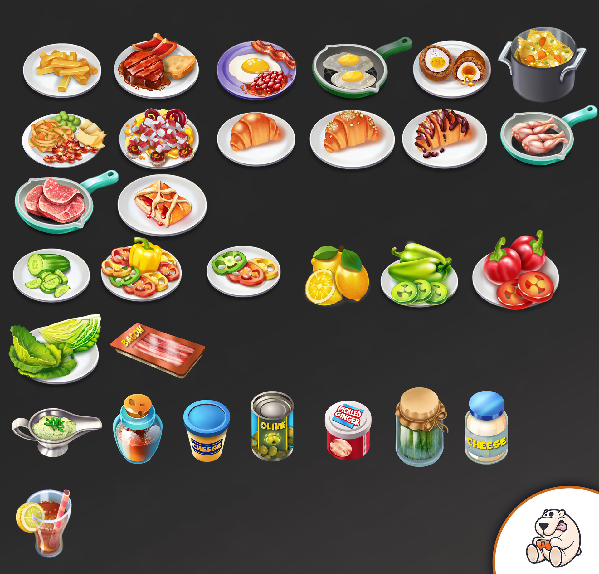 ArtStation - Some food from my work