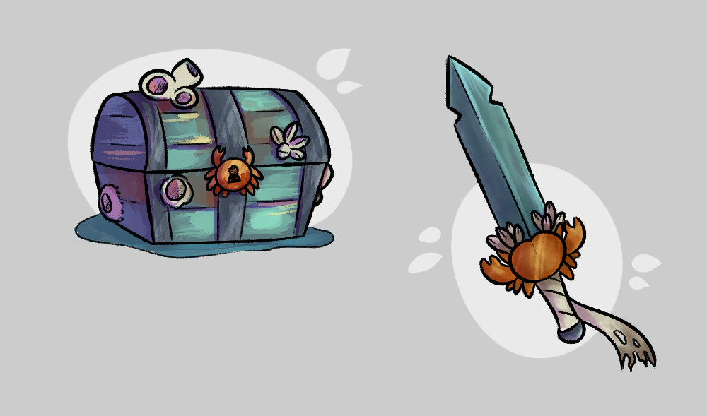 ArtStation - Sunken treasure- items