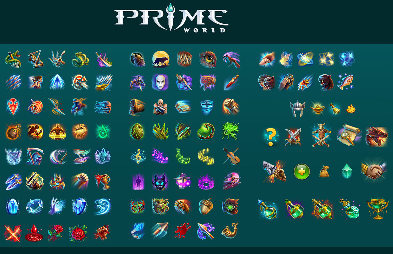 ArtStation - prime_world_icons