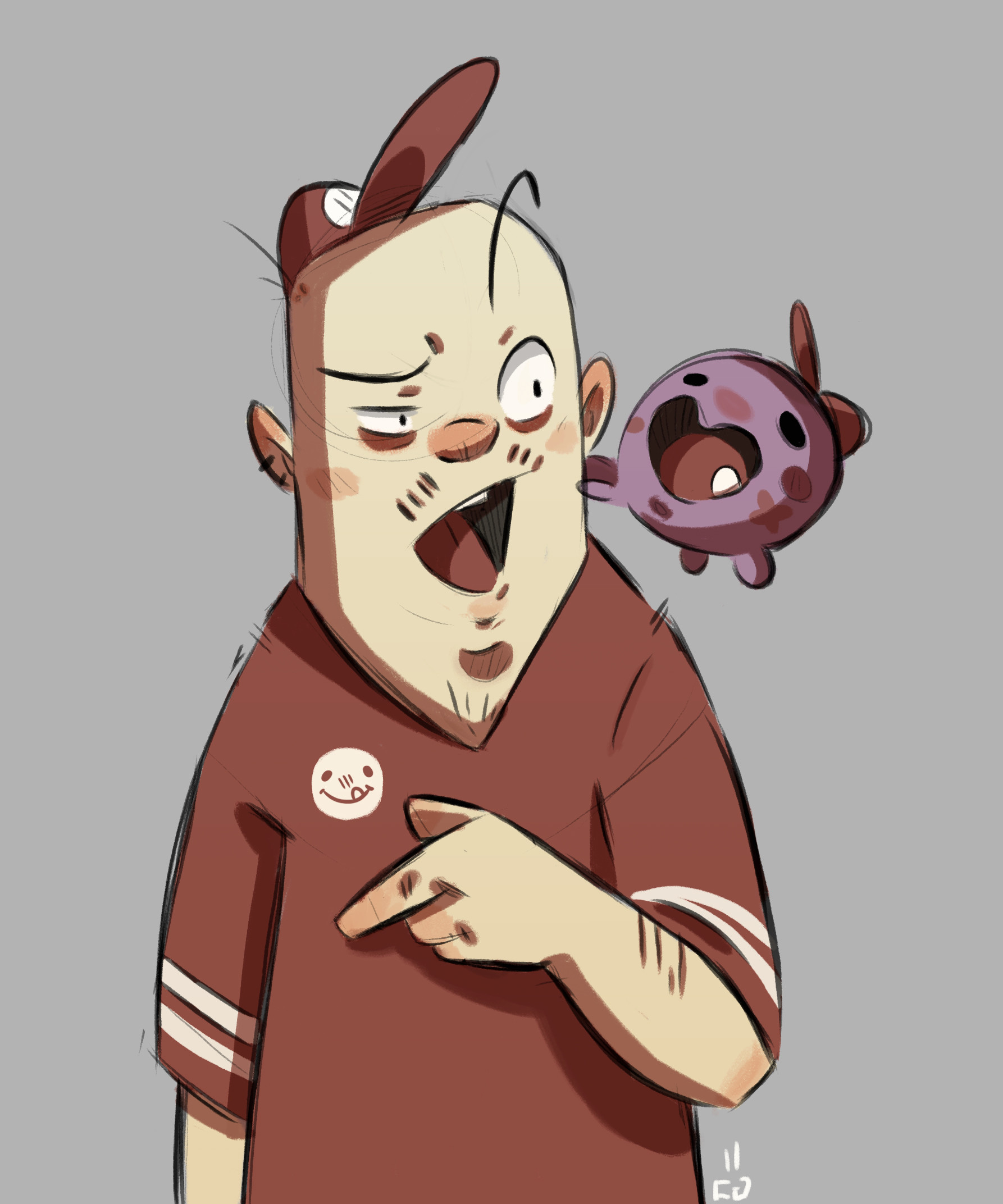 ArtStation - Alien and dude