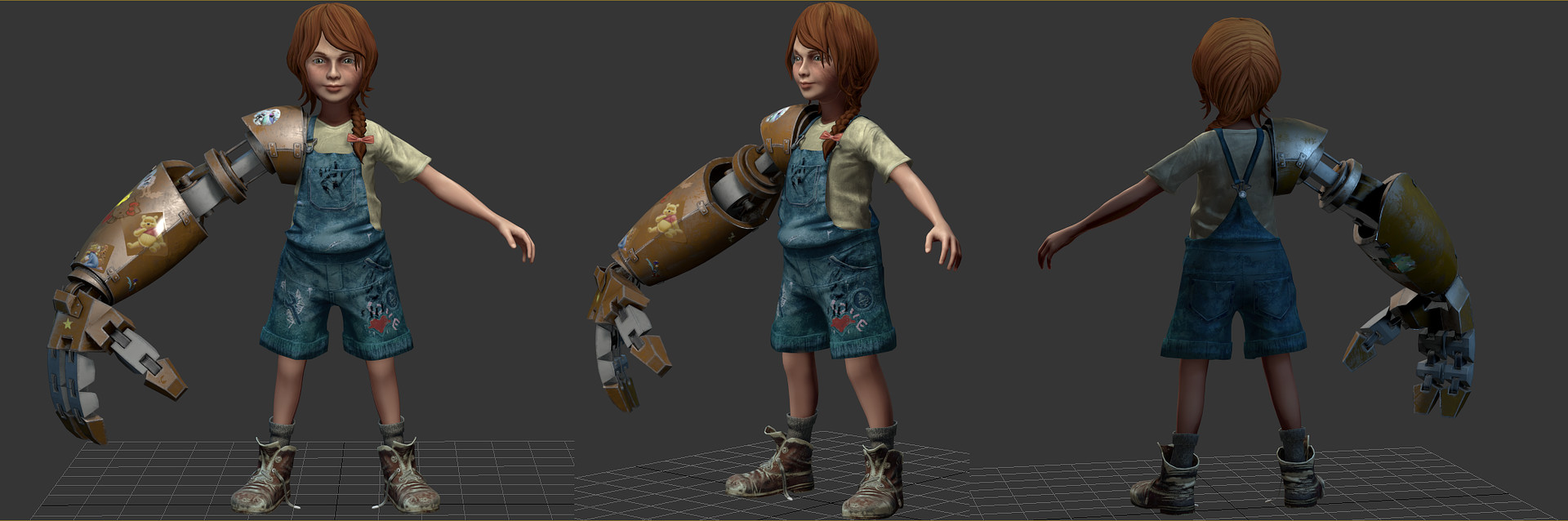 Daniel Musiał - MetalArm_girl WIP