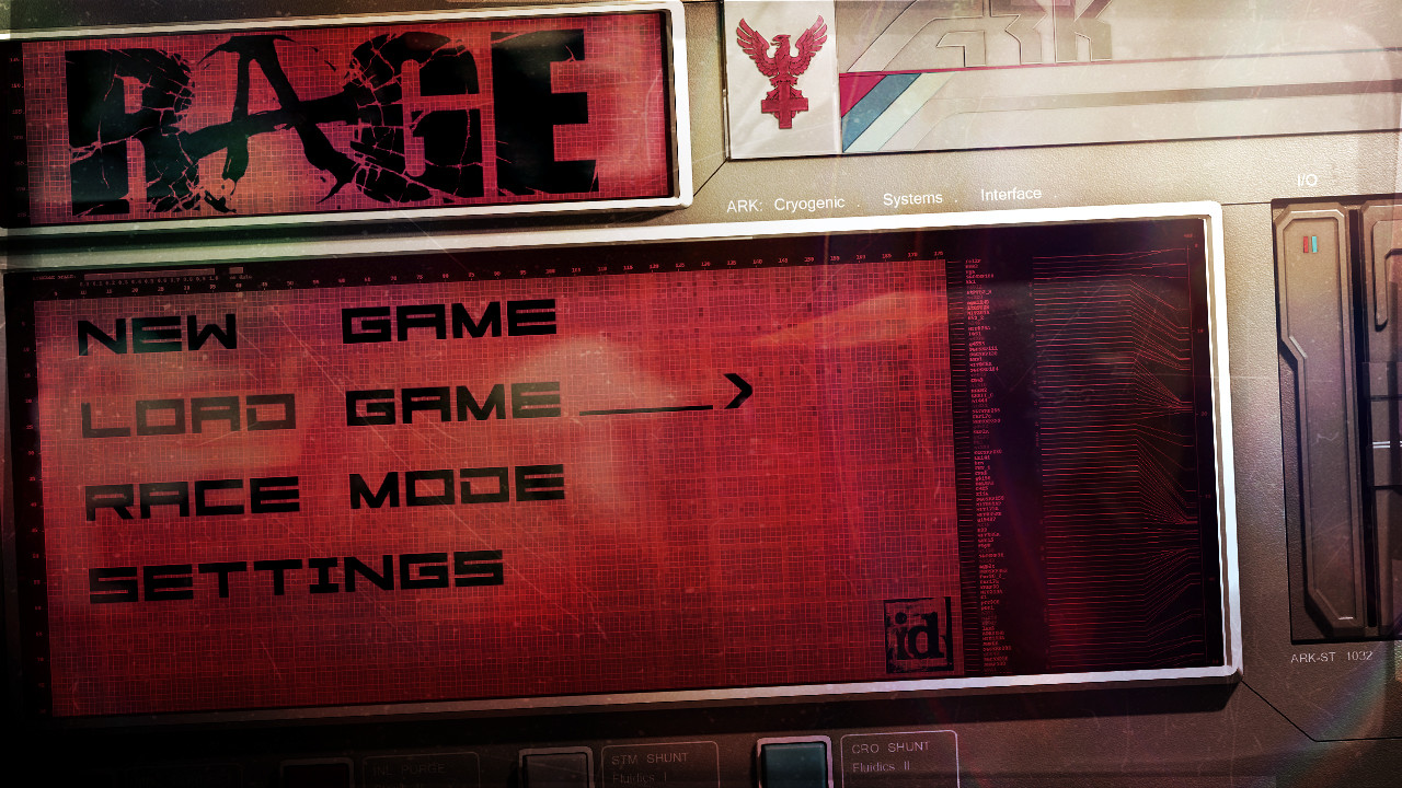 Eric Will - RAGE: UI concept, The ARK cryogenic mainframe