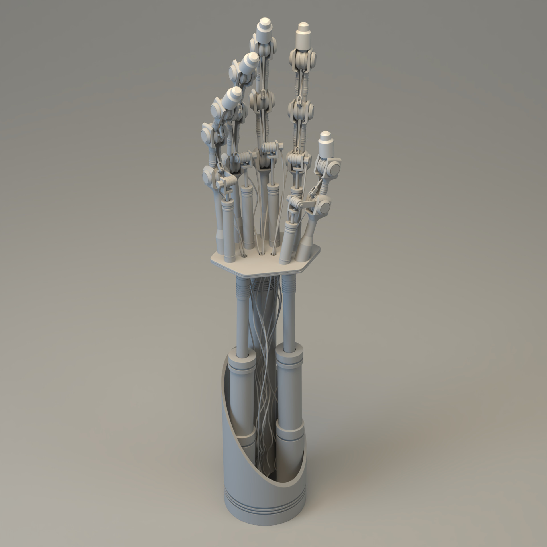 ArtStation - Cyborg Arm - Work in progress