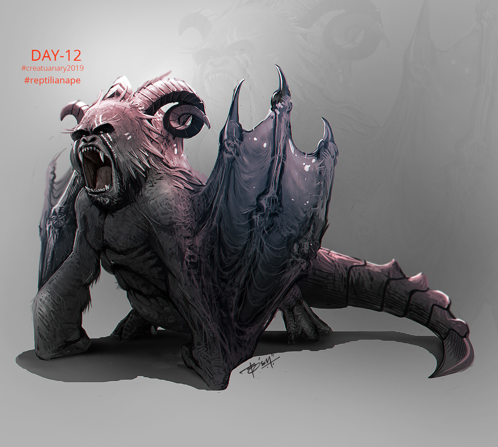 ArtStation - Reptilian Ape