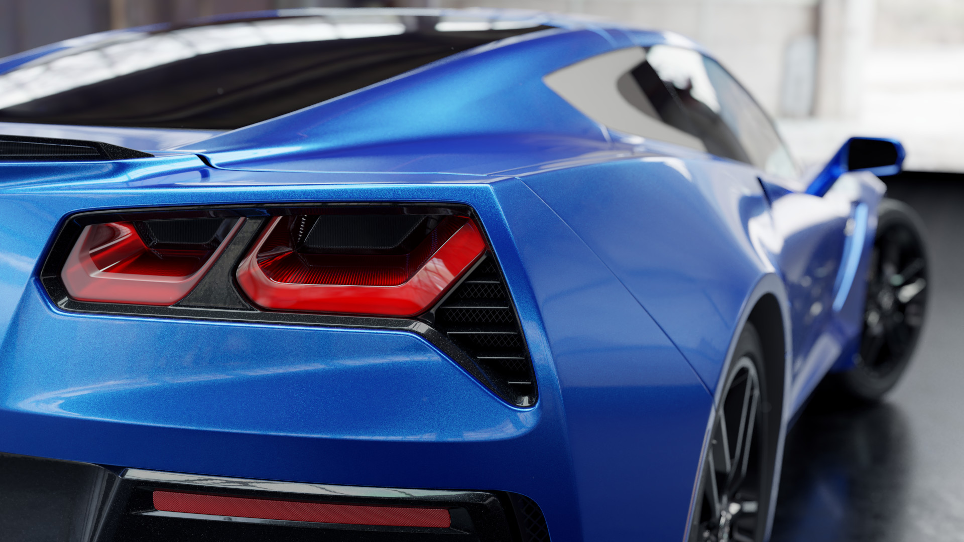 ArtStation - Corvette C7 Renders
