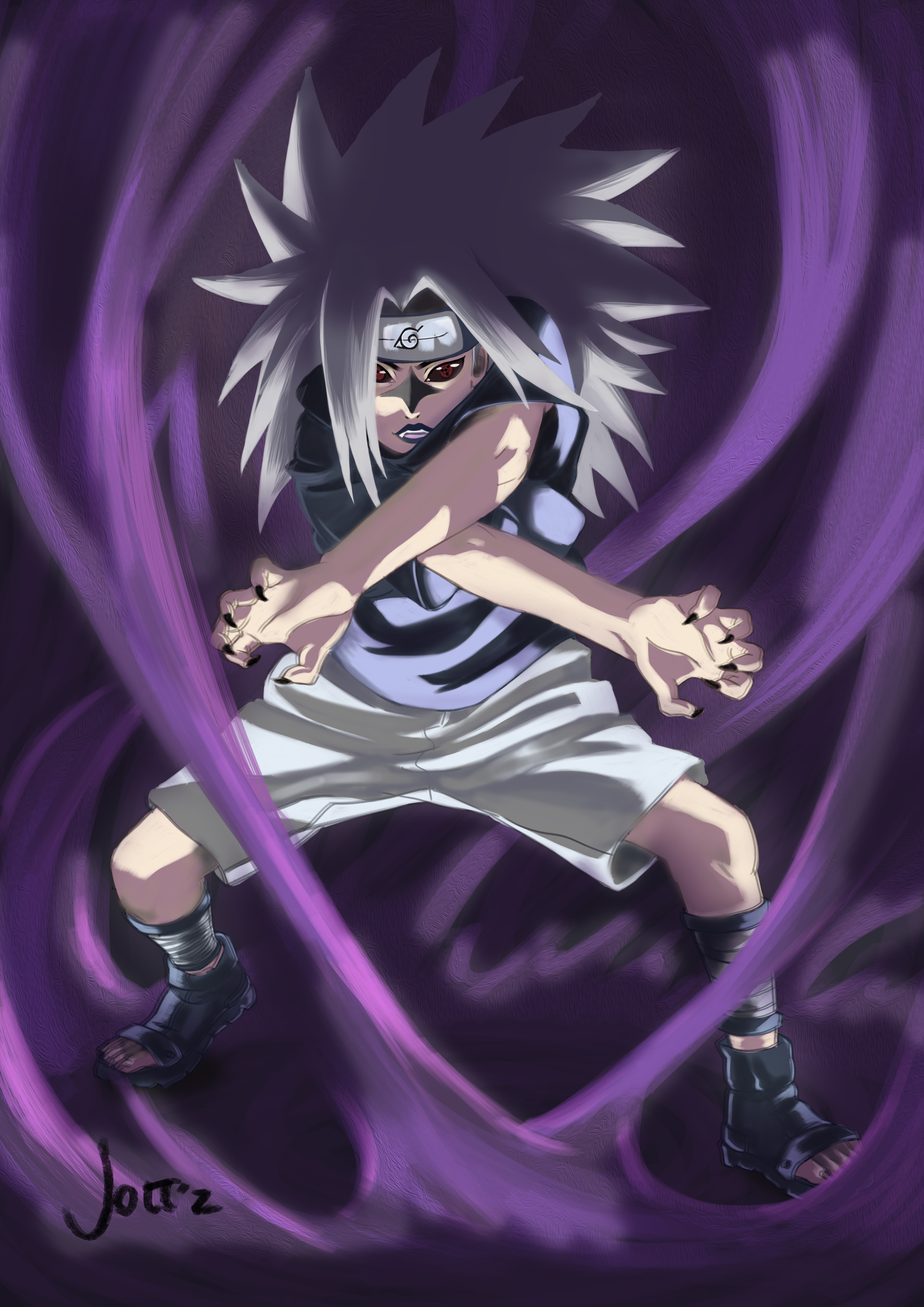 Sasuke Curse Mark Level 2 Why Are Sasuke's Wings Hands ? Is There Any