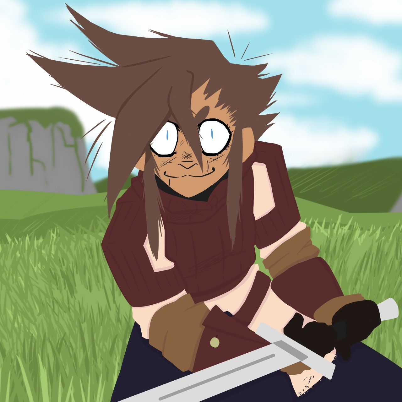 how to draw lineless digital art